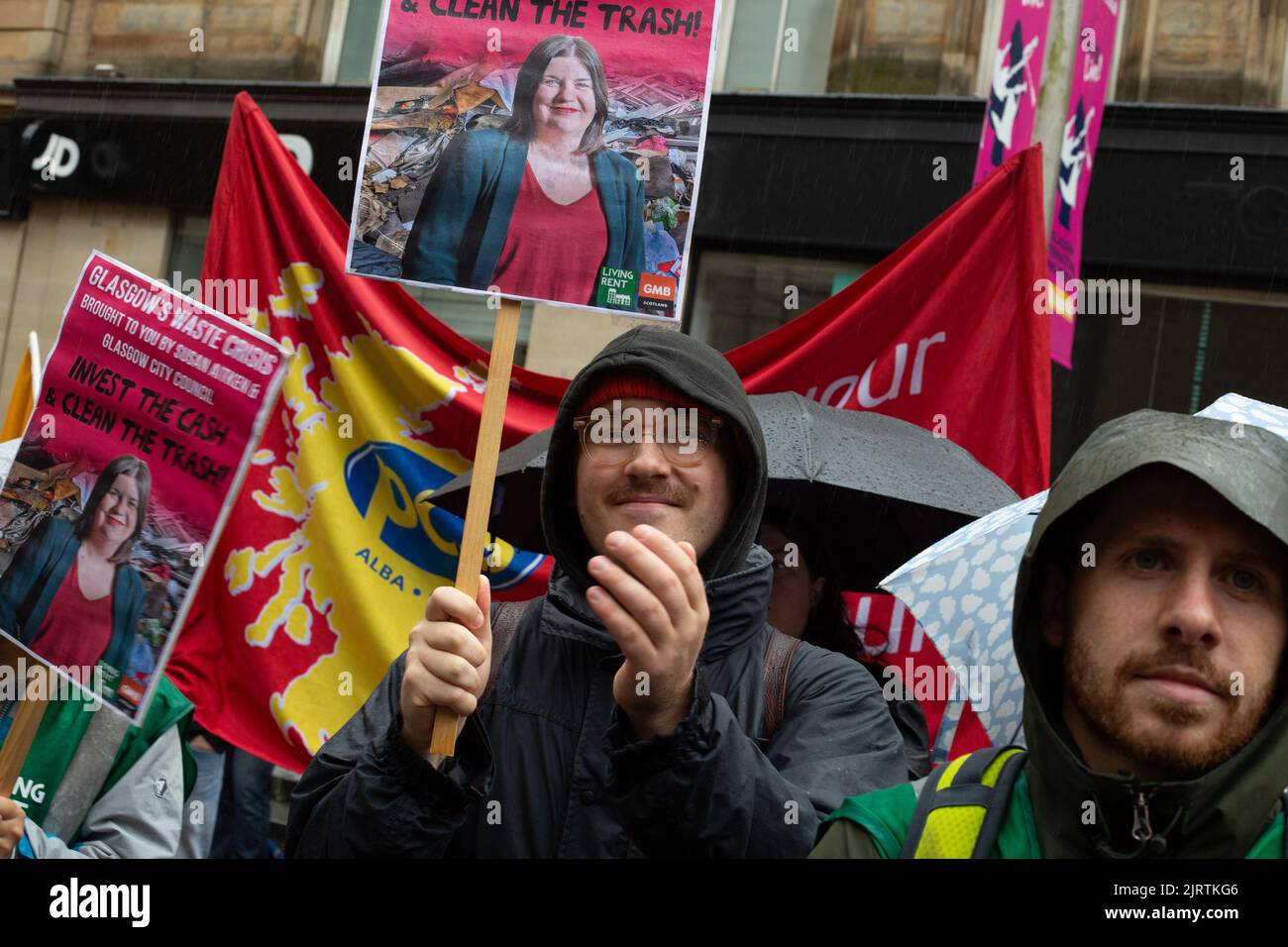 Glasgow strike solidarity hi-res stock photography and images - Alamy
