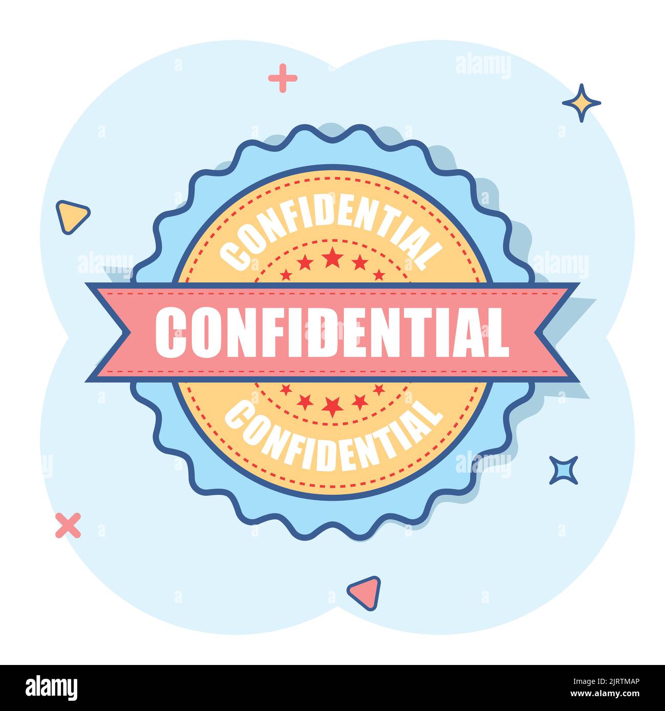 Confidential grunge rubber stamp. Vector illustration on white ...