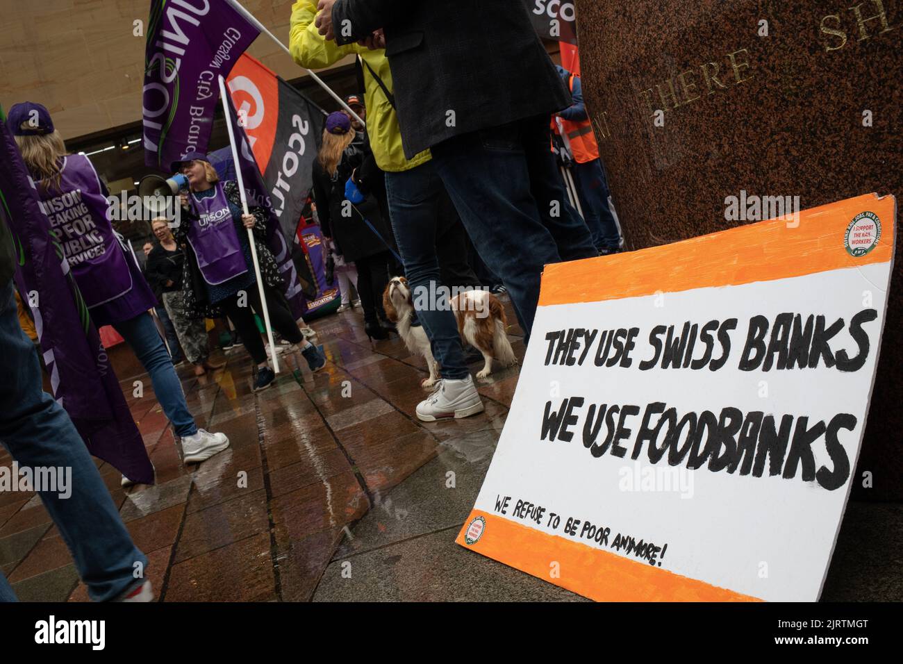Glasgow strike solidarity hi-res stock photography and images - Alamy