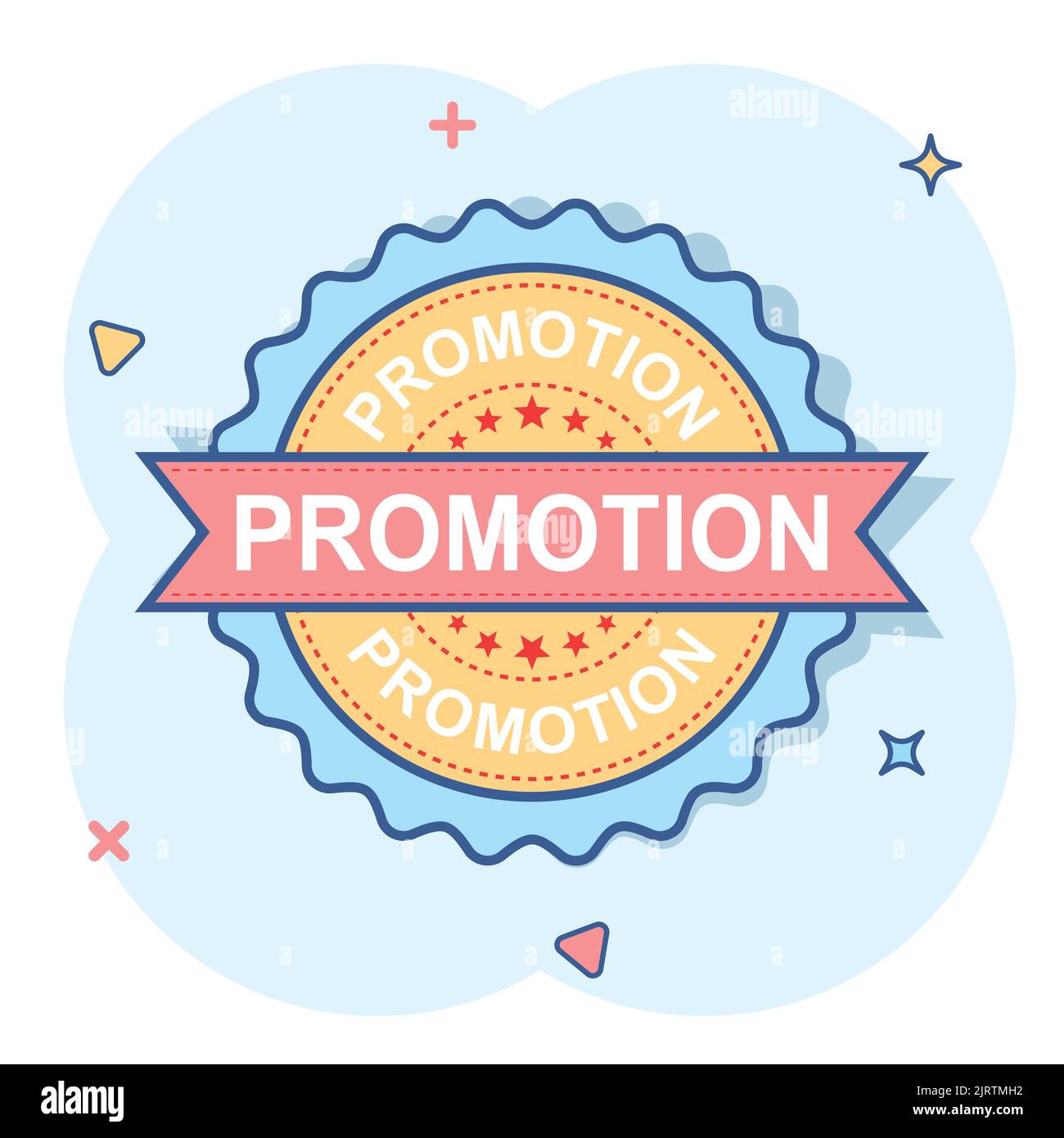 Promotion grunge rubber stamp. Vector illustration on white background. Business concept ...