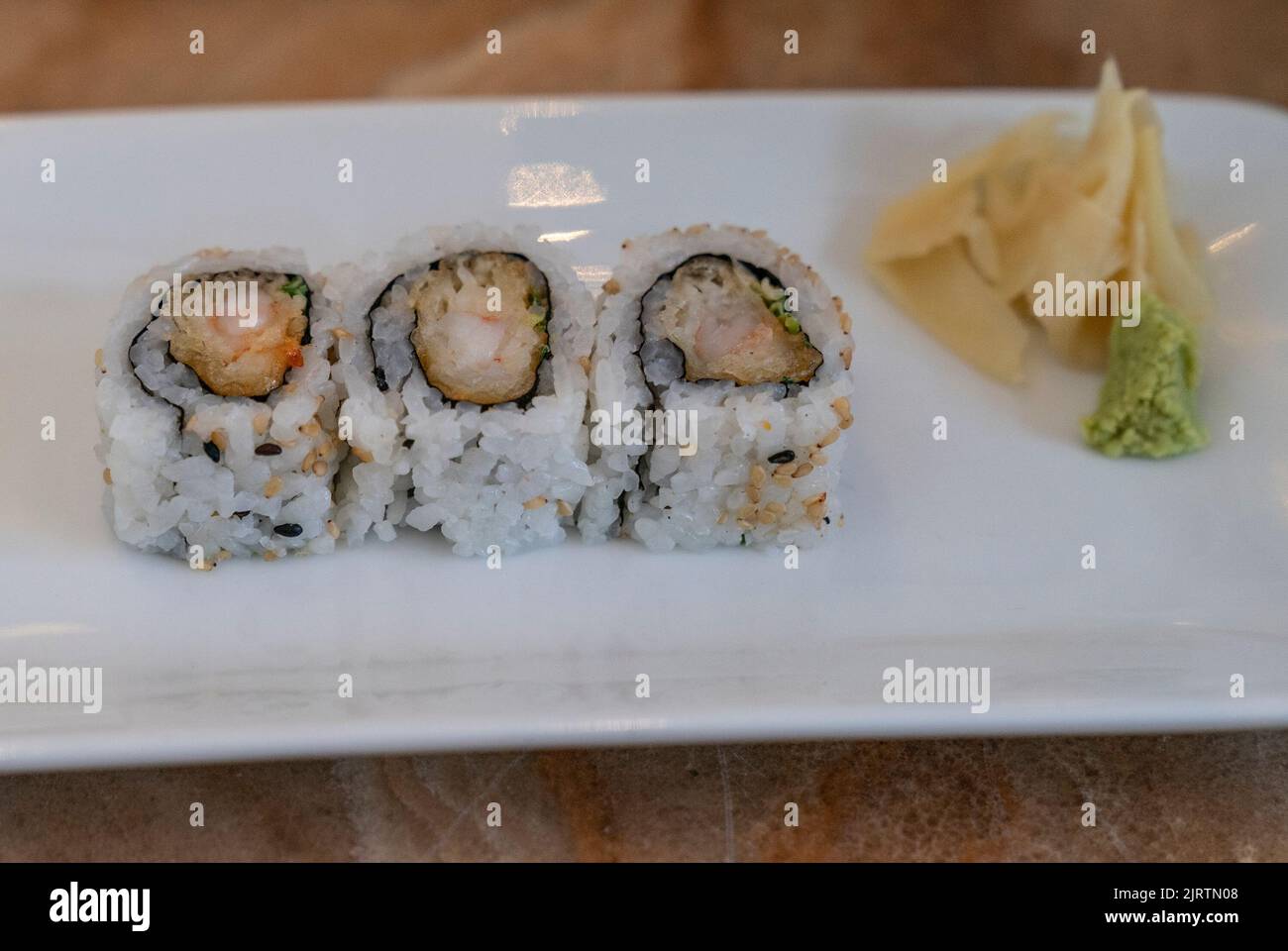 New York, New York, USA. 25th Aug, 2022. Sushi by Morimoto on display ...