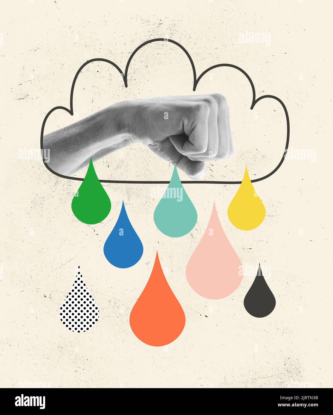 Hands aesthetic on light background, artwork. Concept of human relation ...