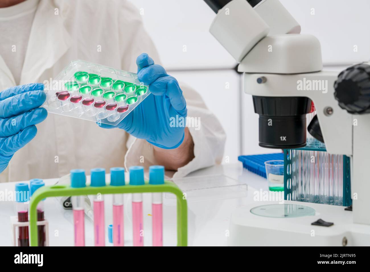 Experiment in the genetic laboratory for growing artificial organs ...