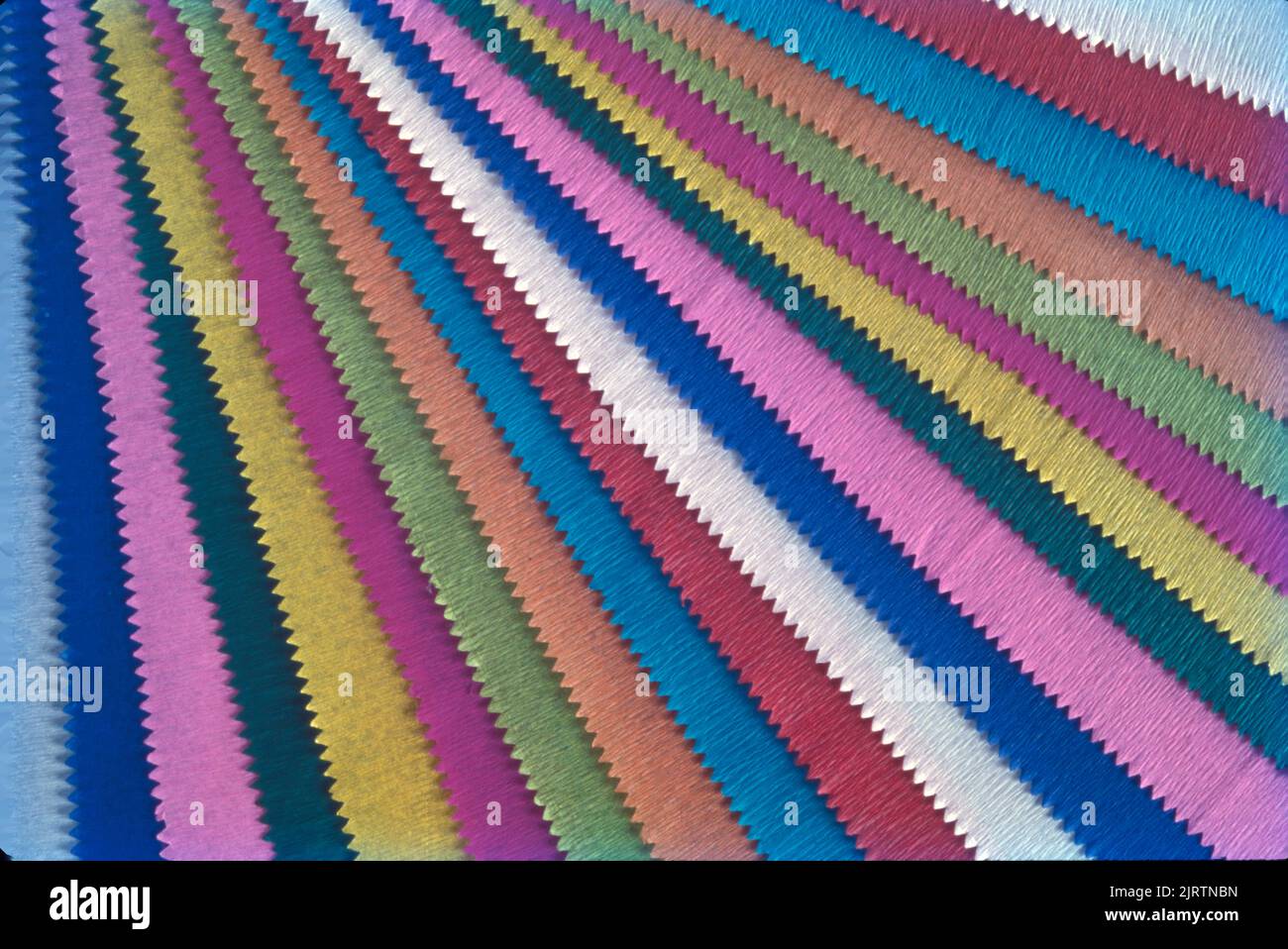 Multi Color Crape Paper Strips Stock Photo - Alamy