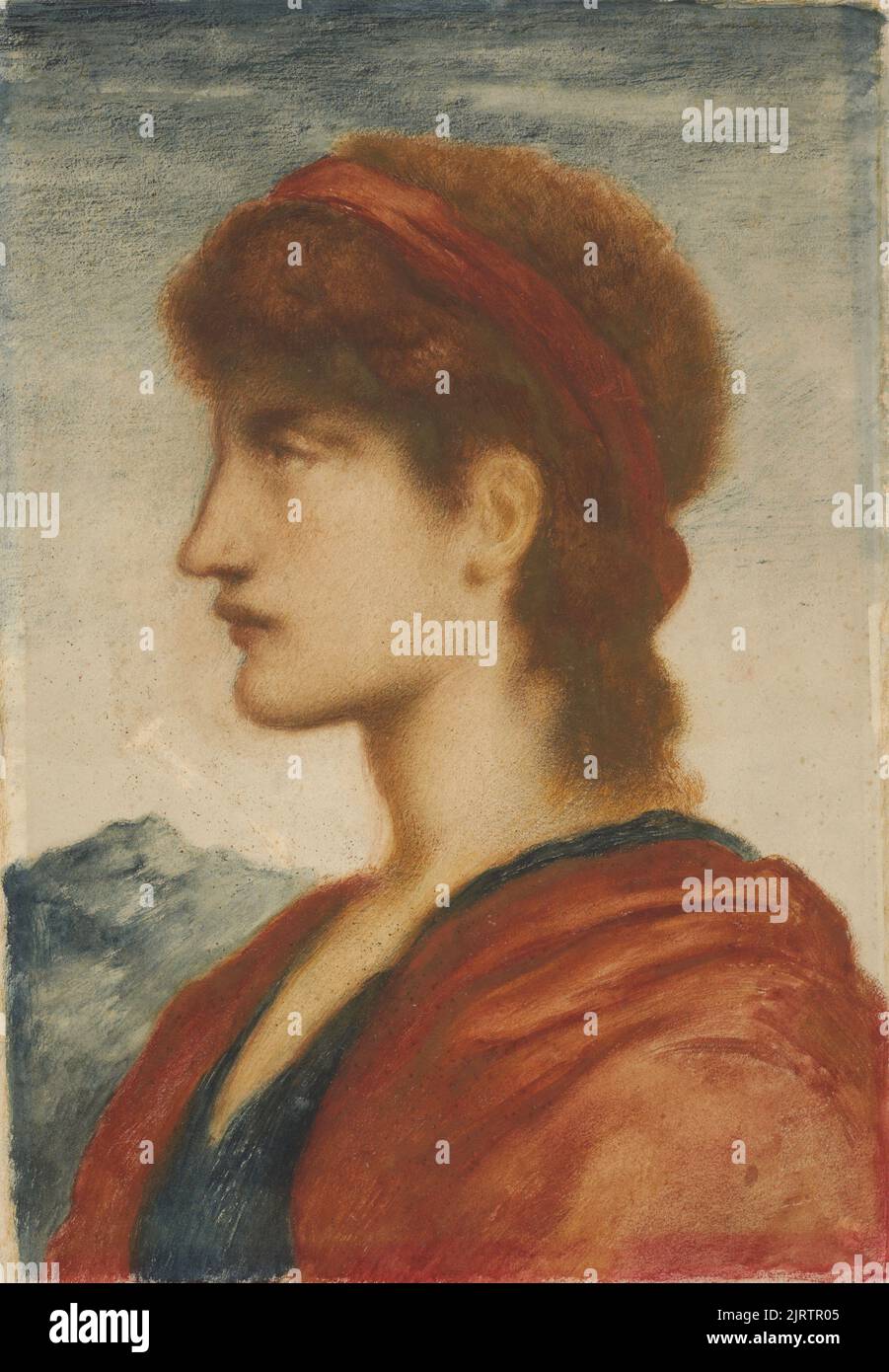 Head, 1895, London, by Simeon Solomon. Gift of Archdeacon F.H.D. Smythe ...