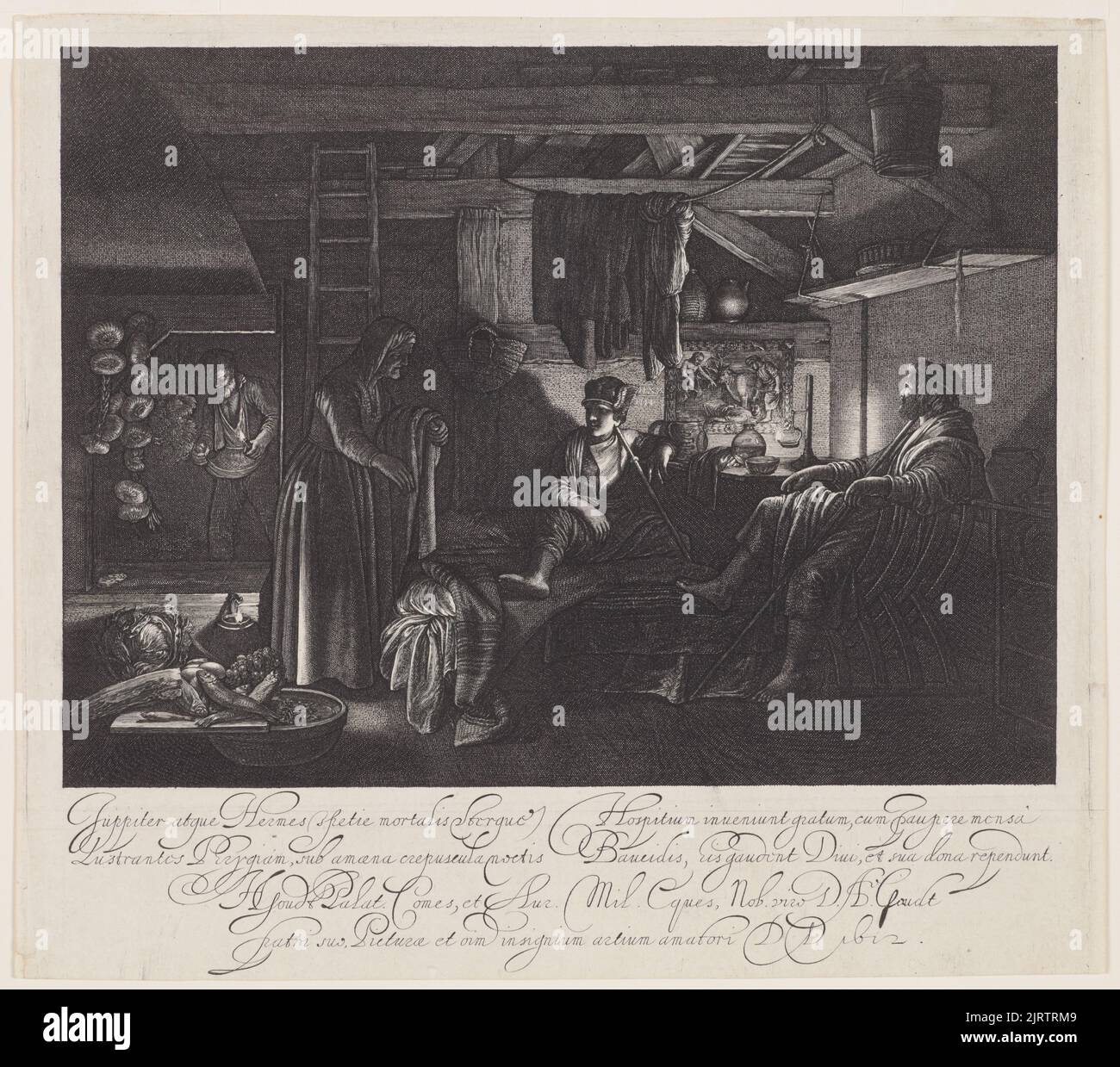 Jupiter and Mercury in the House of Philemon and Baucis, 1612 ...