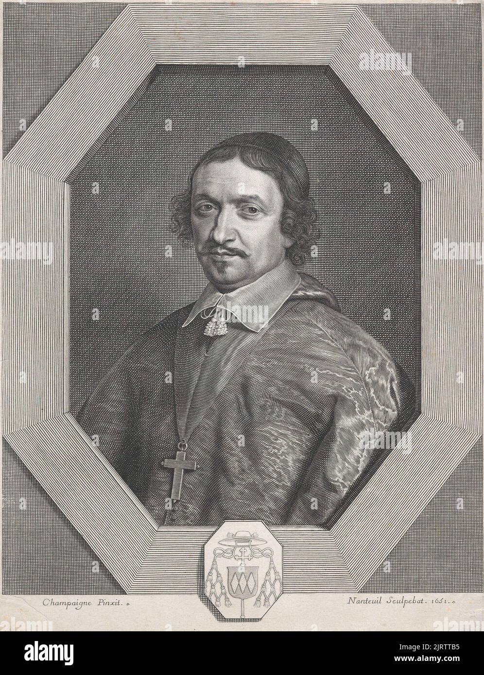 Victor Bouthillier., 1651, France, by Robert Nanteuil, Philippe de ...