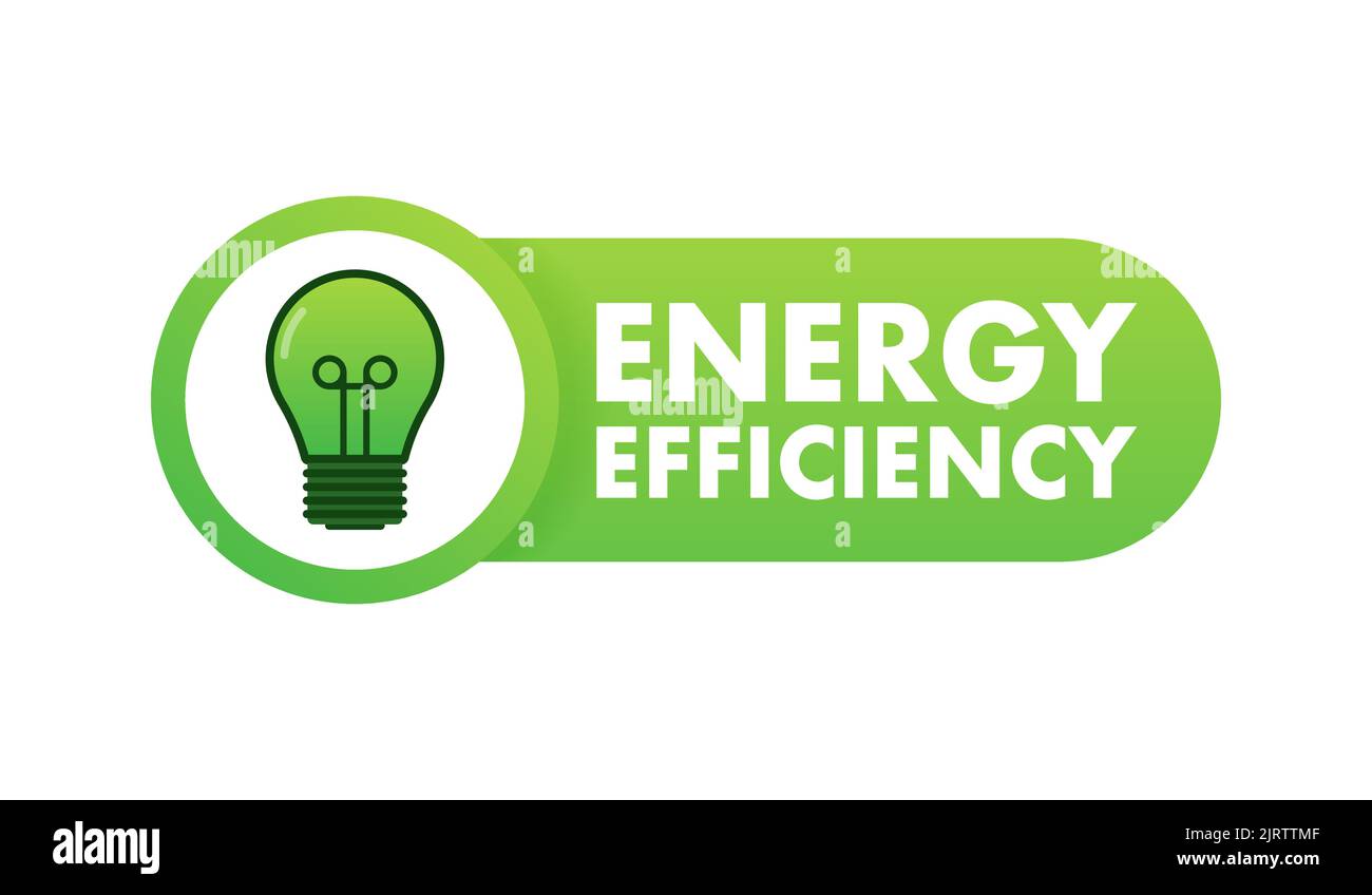 Green energy efficiency. Vector logo. Chart concept. Green energy ...