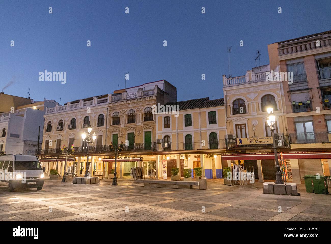 Ciudad Real, Spain. The Plaza Mayor (Grand Town Square). main square of ...