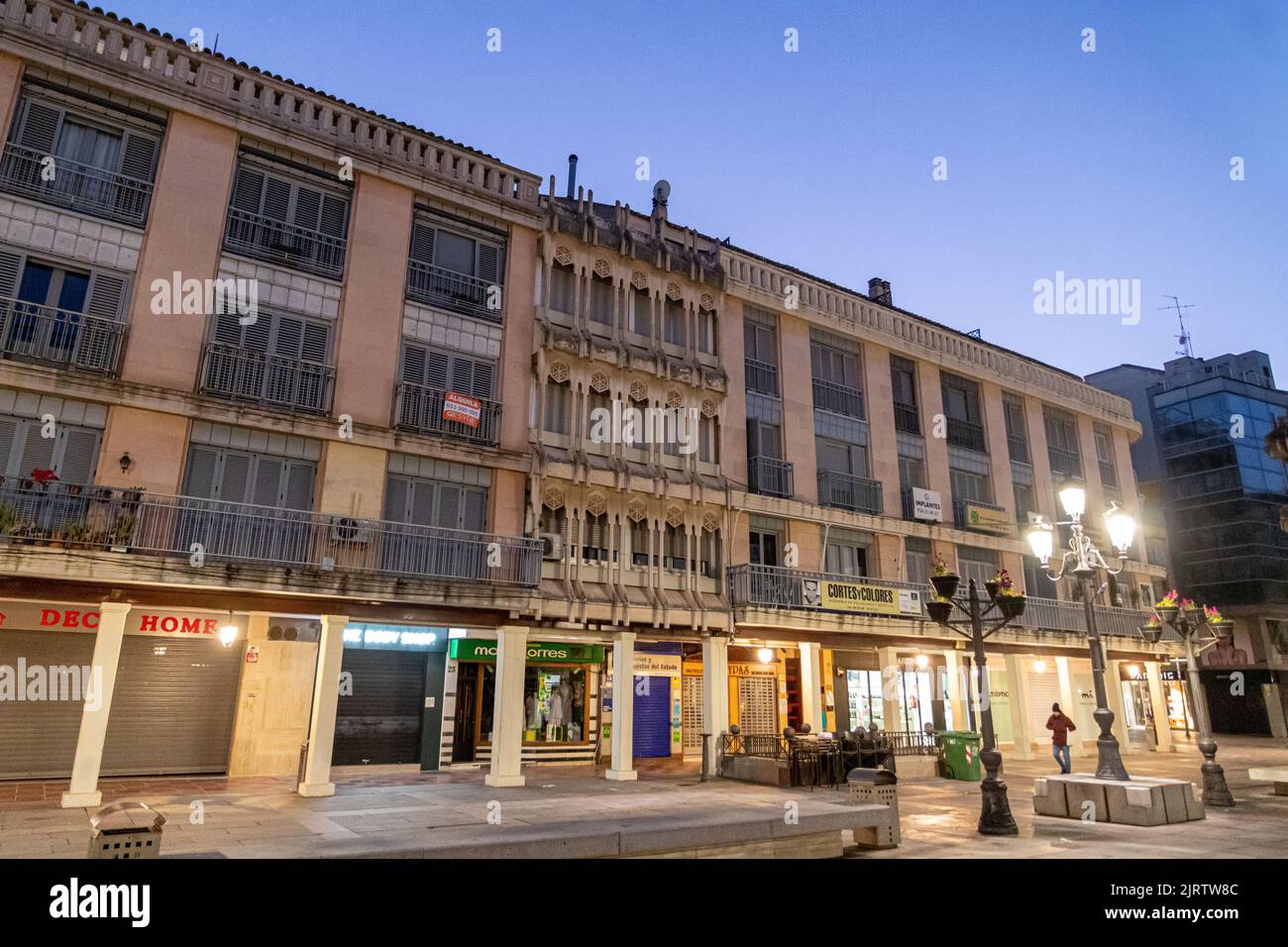 Ciudad Real, Spain. The Plaza Mayor (Grand Town Square). main square of ...