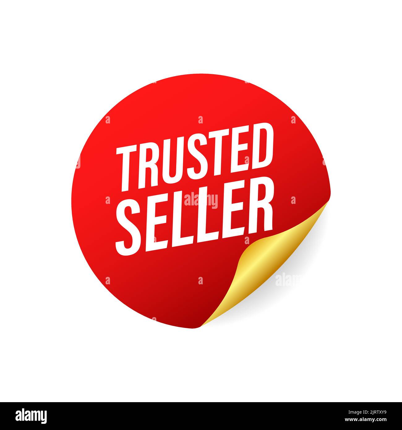 Trusted seller label. Marketplace is trustworthy. Vector stock ...