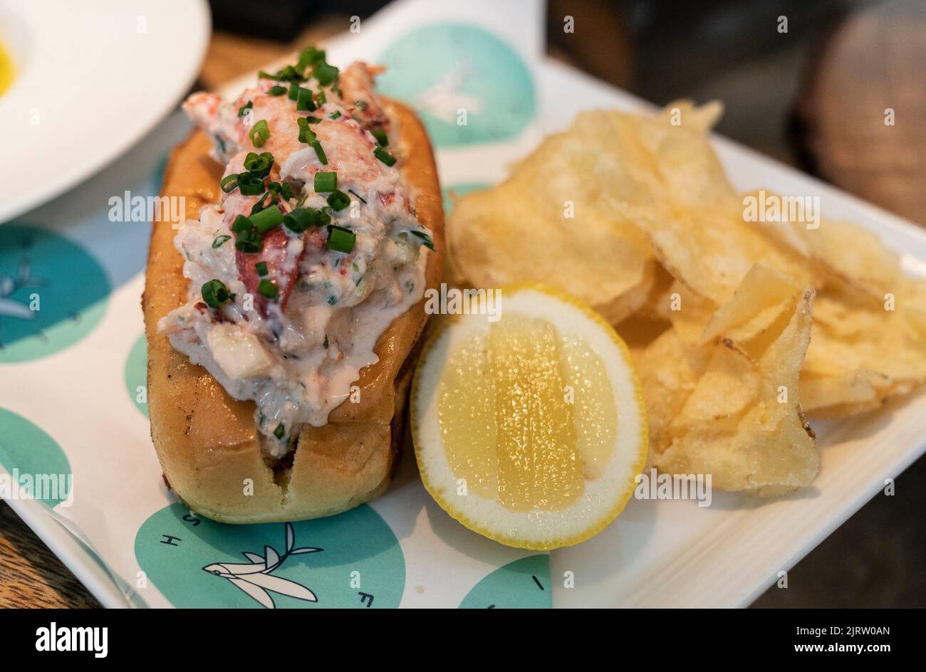 New York, New York, USA. 25th Aug, 2022. Roll by Josh Capon on display ...