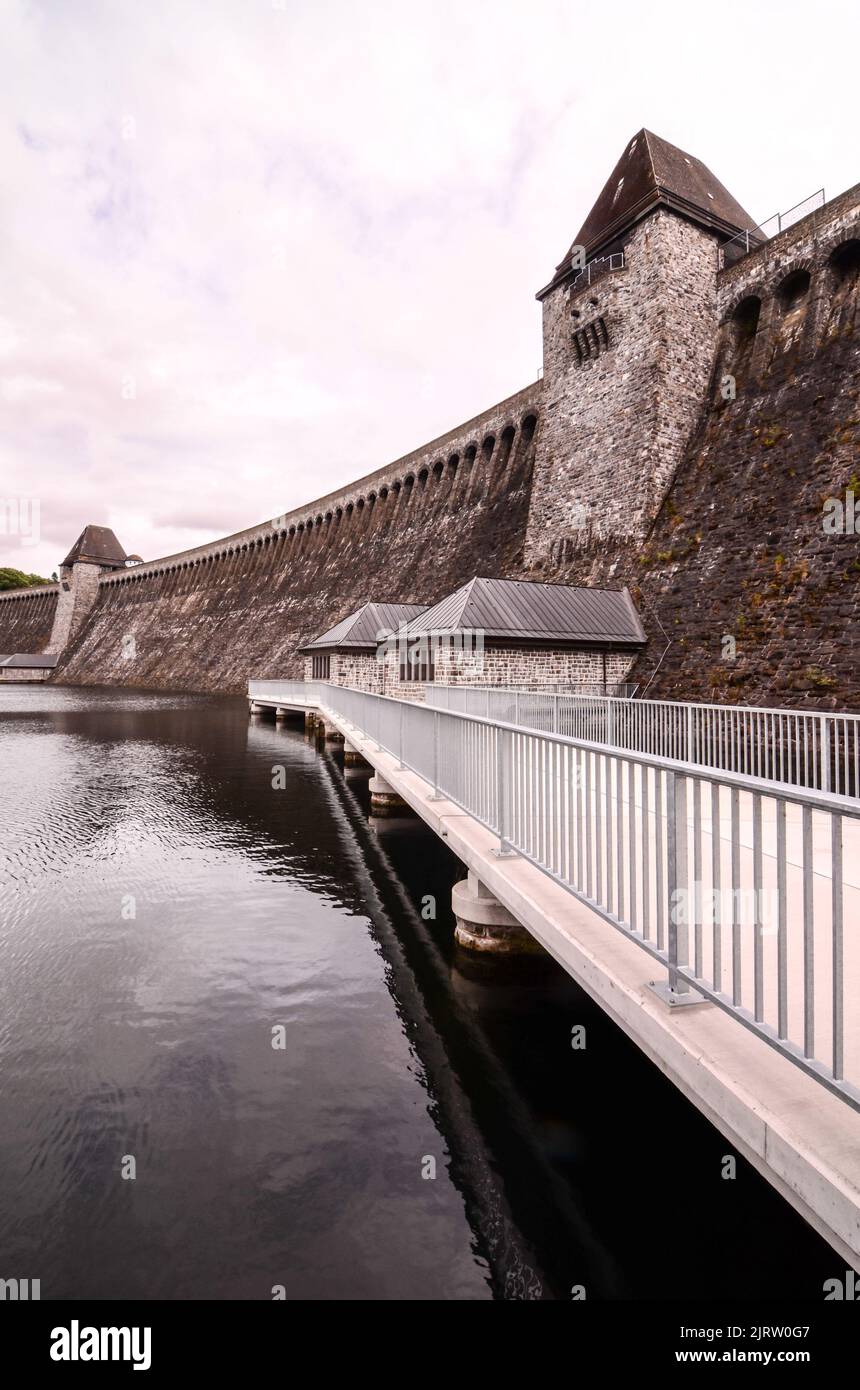 Mohnesee Westfalia Delecke European German Water Dam Stock Photo - Alamy