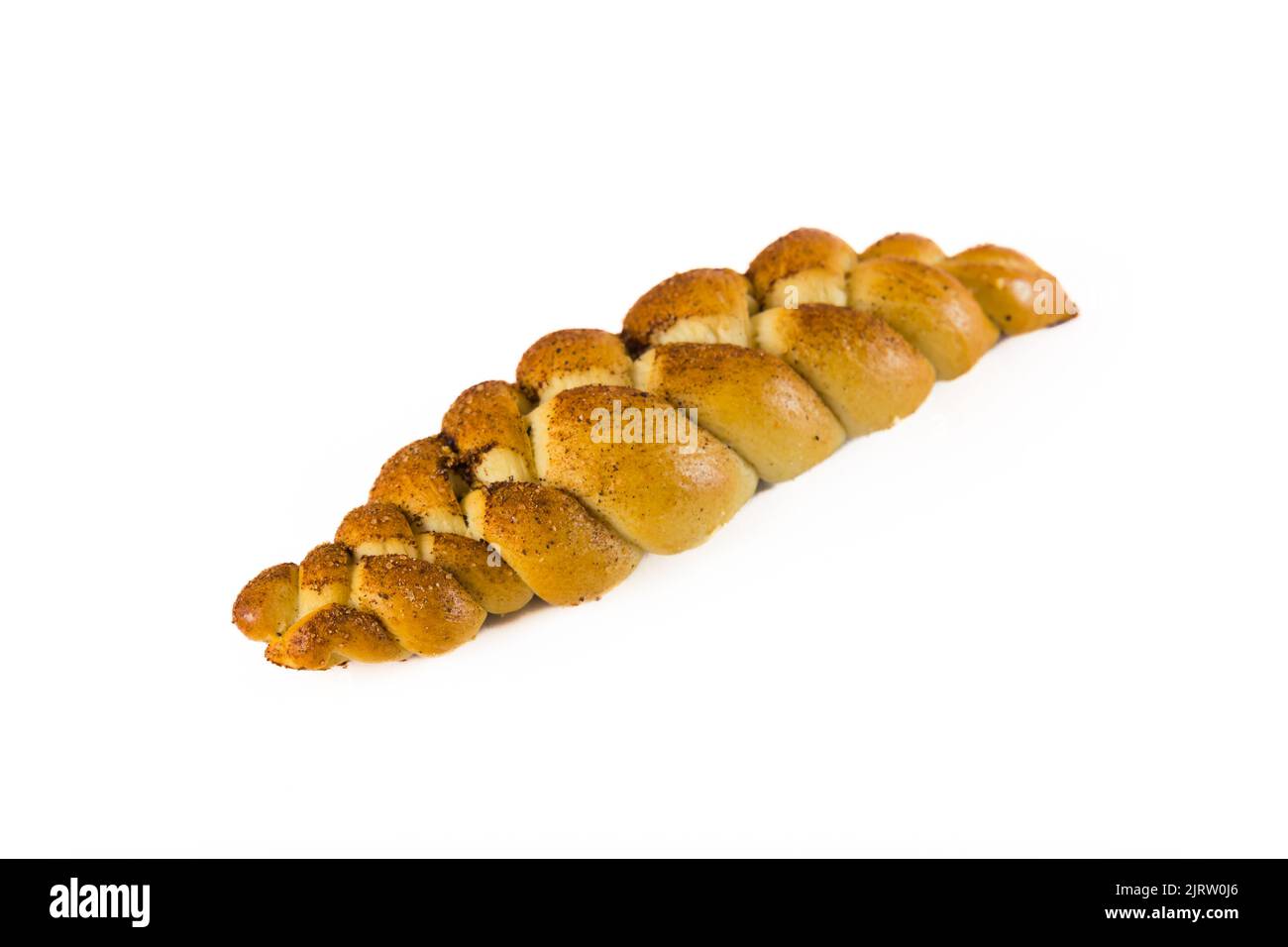 Jewish challah-like braided bread seasoned with cinnamon and sugar ...