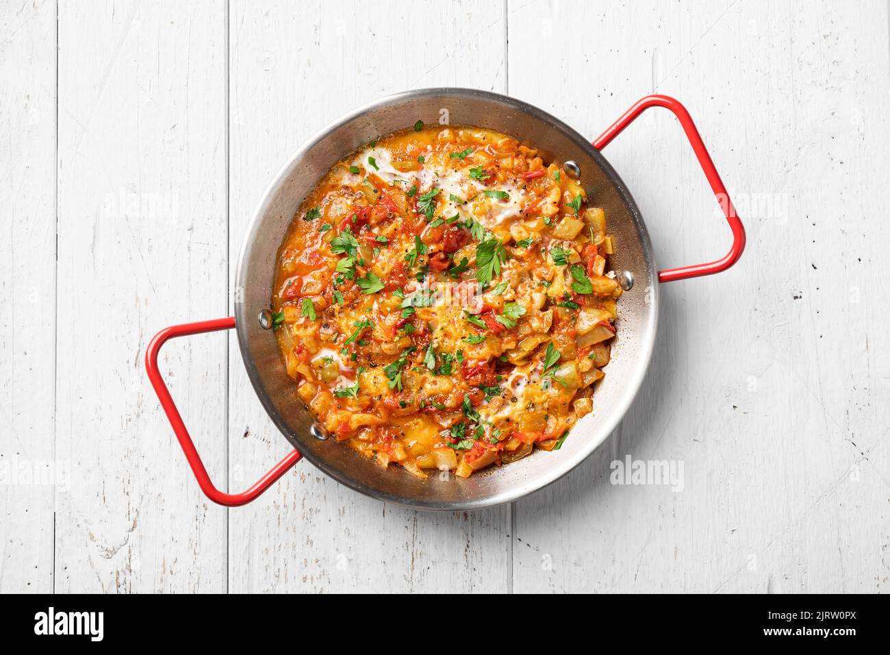 Menemen, Turkish traditional dish Stock Photo - Alamy