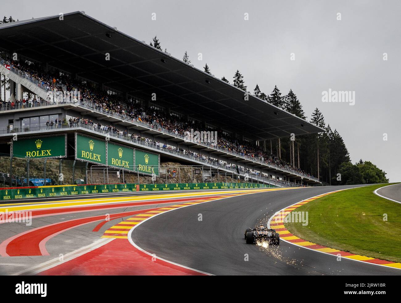 SPA - Daniel Ricciardo (3) with the McLaren MCL36 during the 1st ...