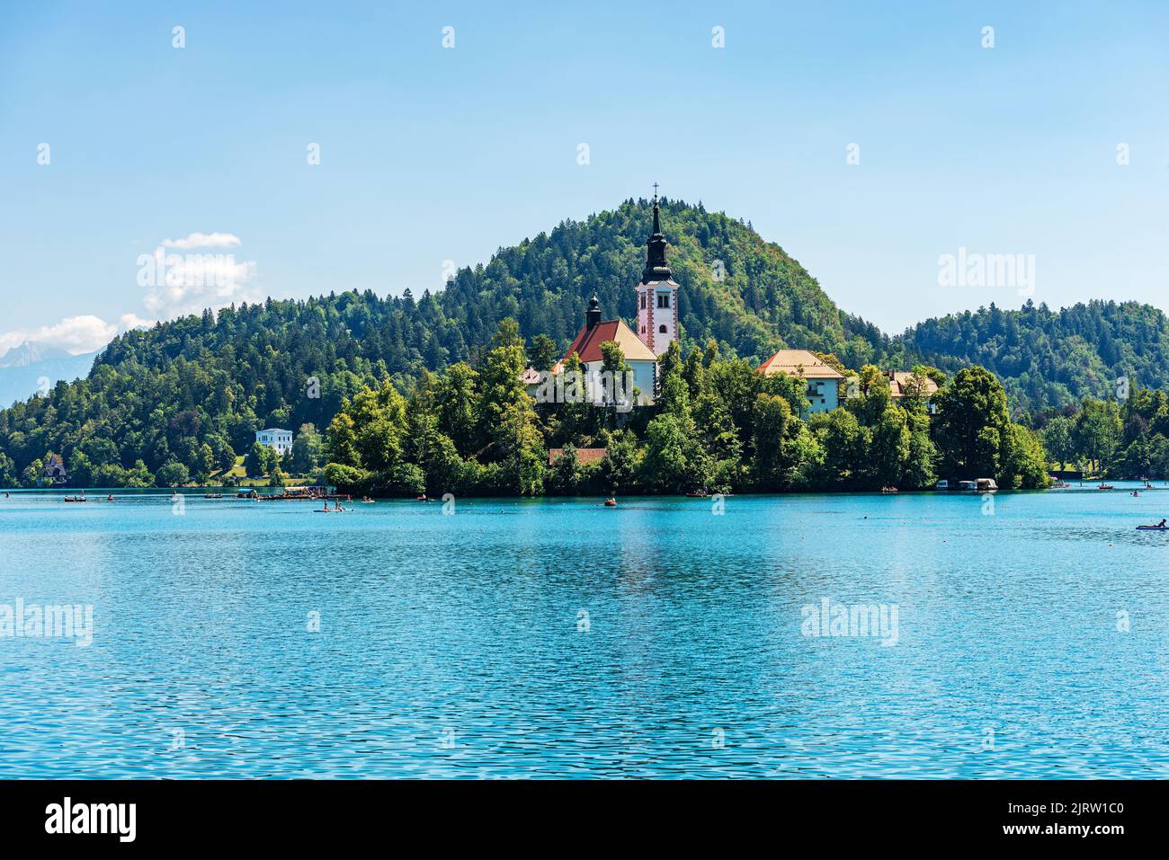 Church of the mother of god on the lake hi-res stock photography and ...