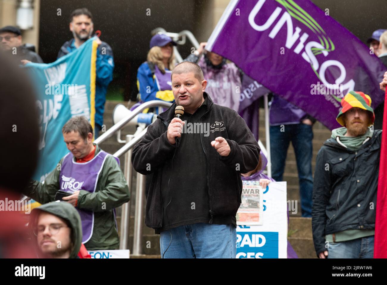 Glasgow, Scotland, UK. 26th Aug, 2022. Joint union Strike Rally in ...