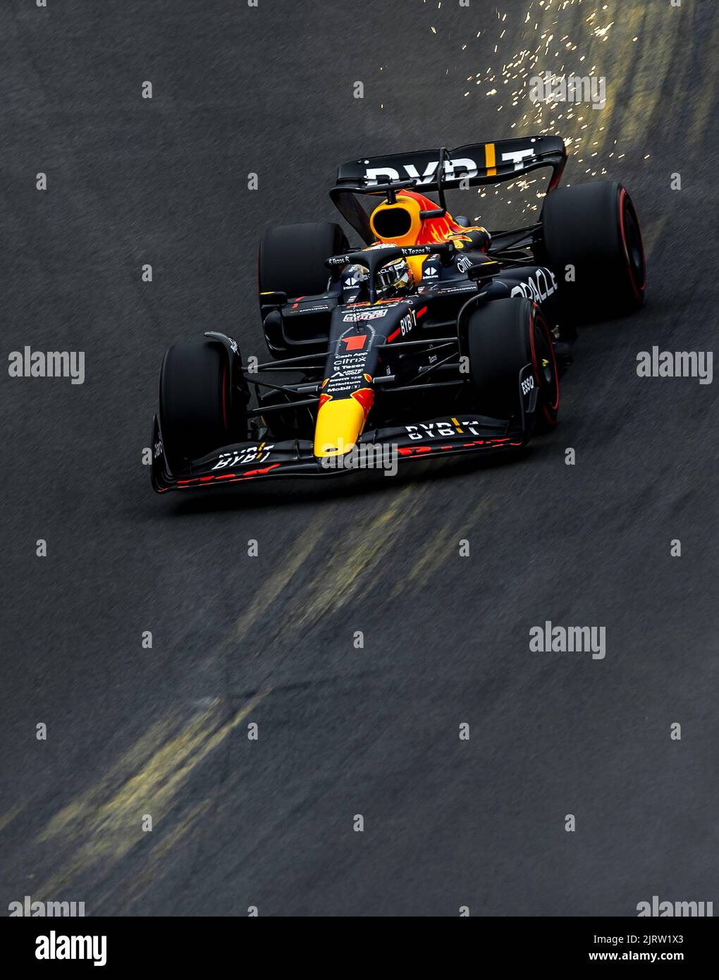 SPA - Max Verstappen (Oracle Red Bull Racing) during the 1st free practice session ahead of the ...