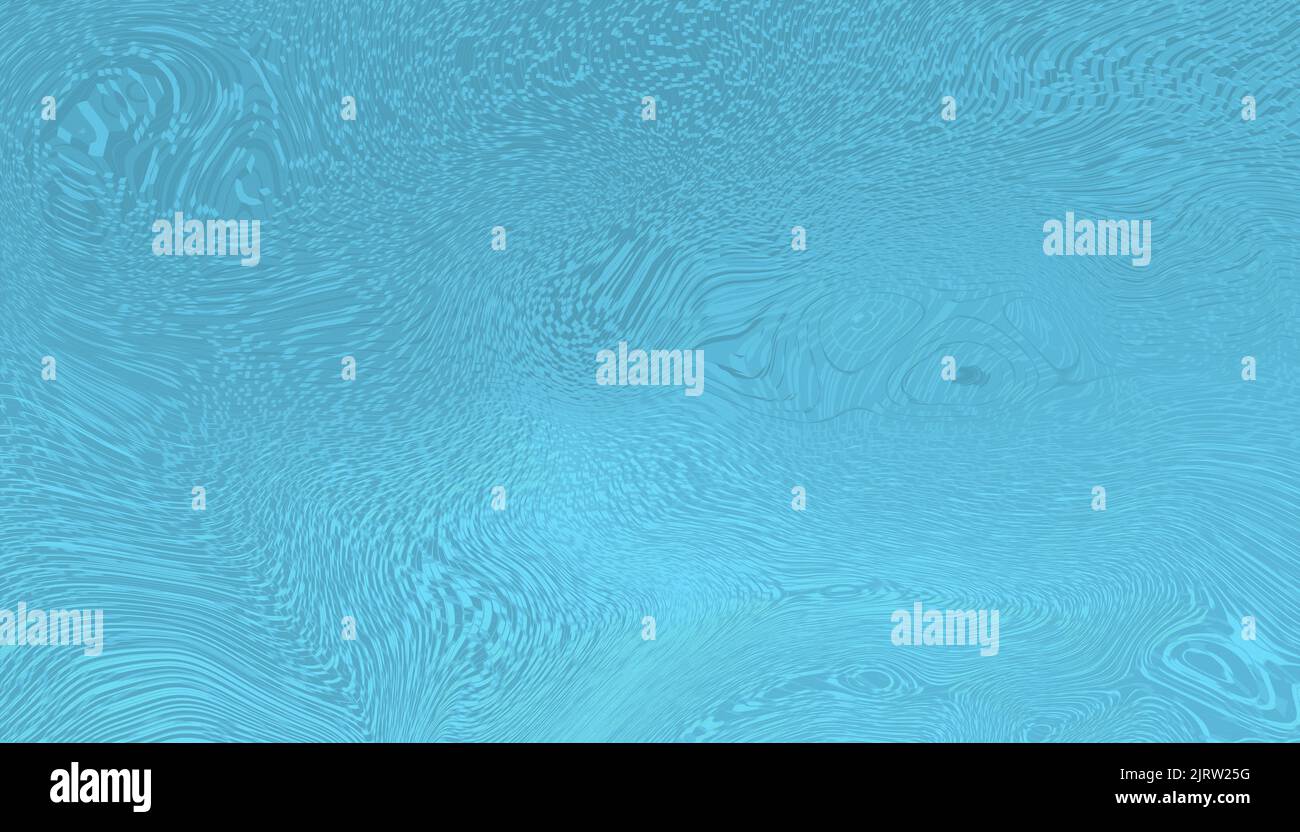 Blue monochrome abstract painting with many graphic elements, copy ...