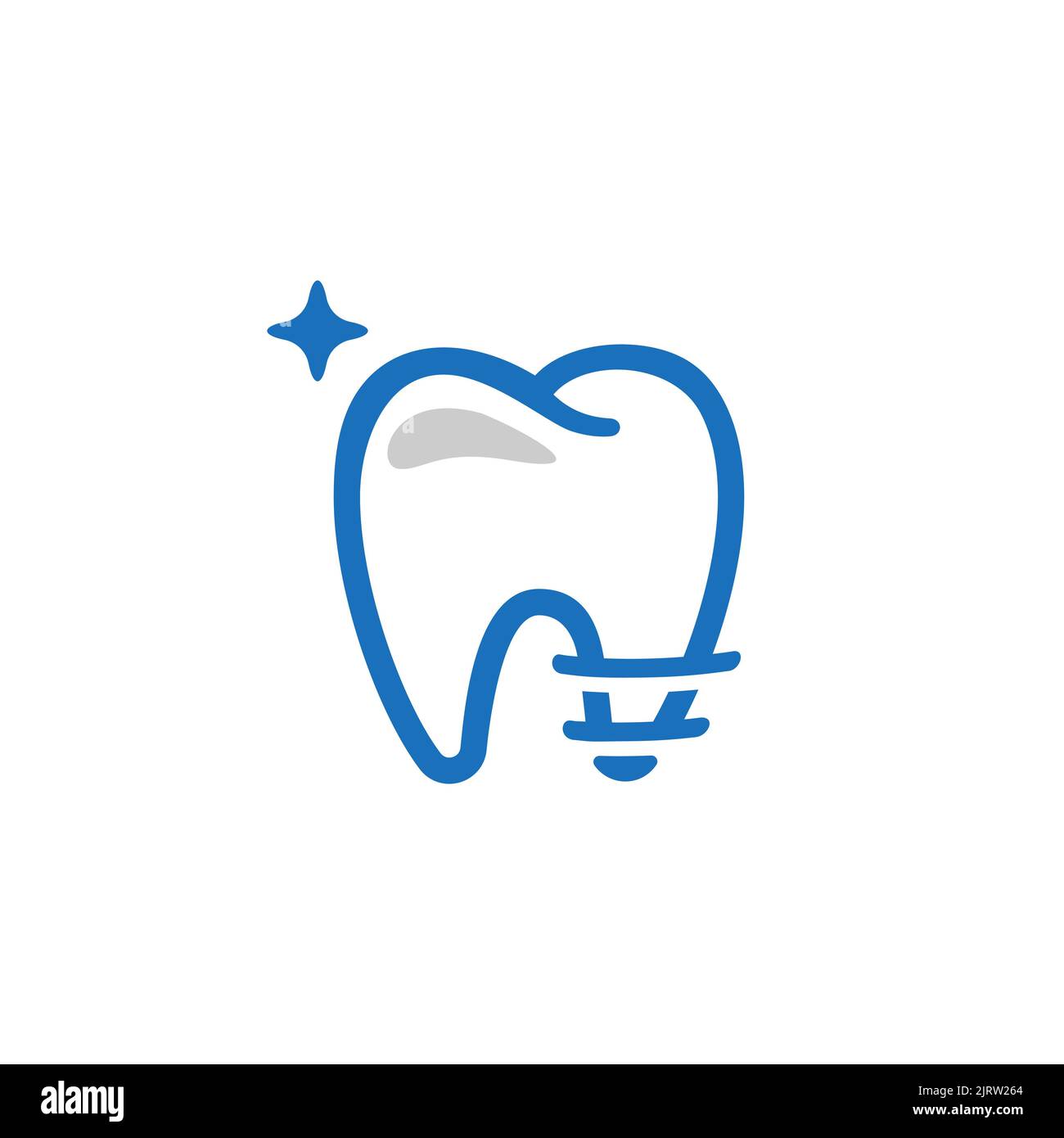 Minimal logo dentist hi-res stock photography and images - Alamy
