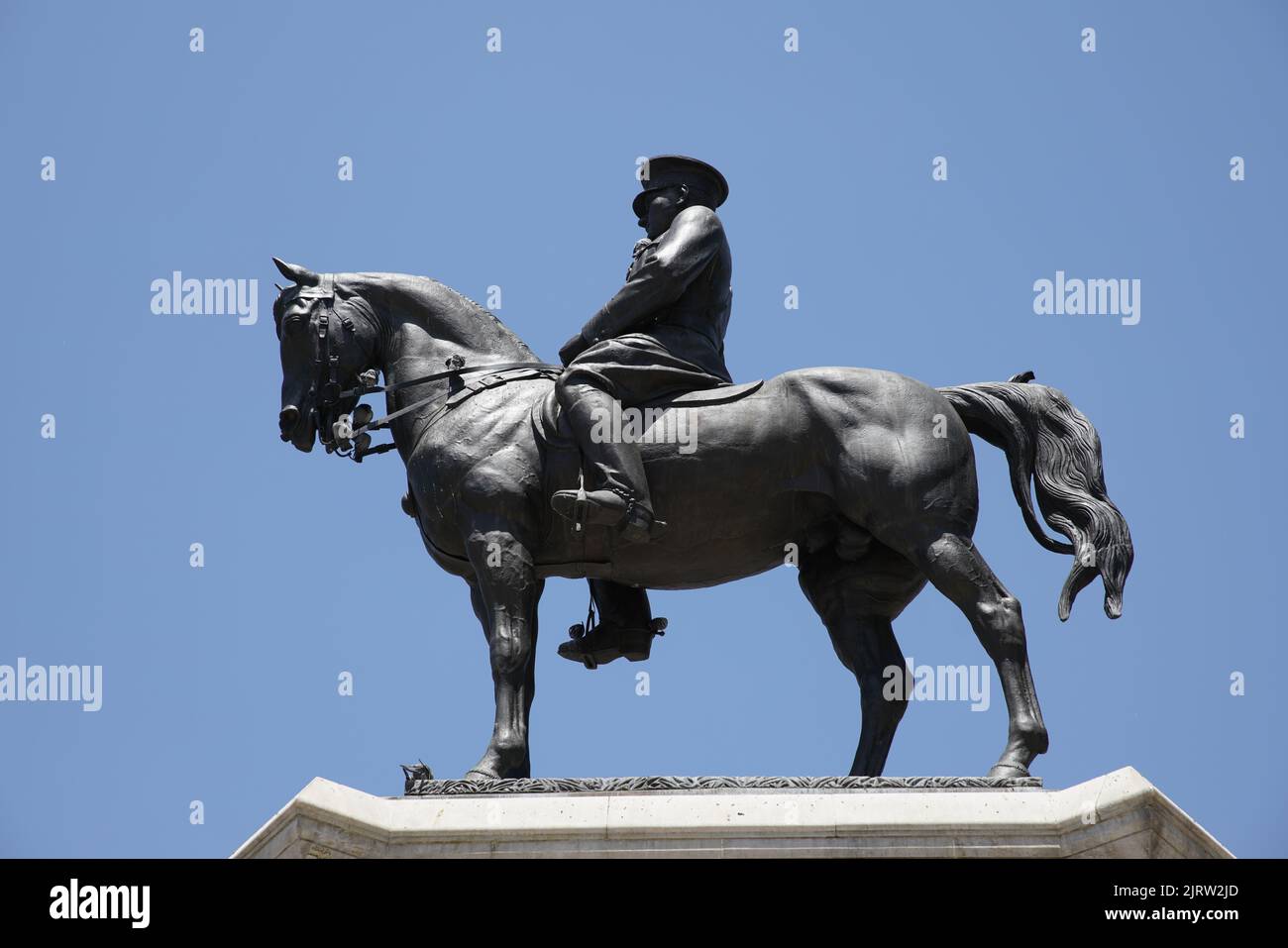 Ataturk Statue in Victory Monument in Ankara City, Turkiye Stock Photo ...