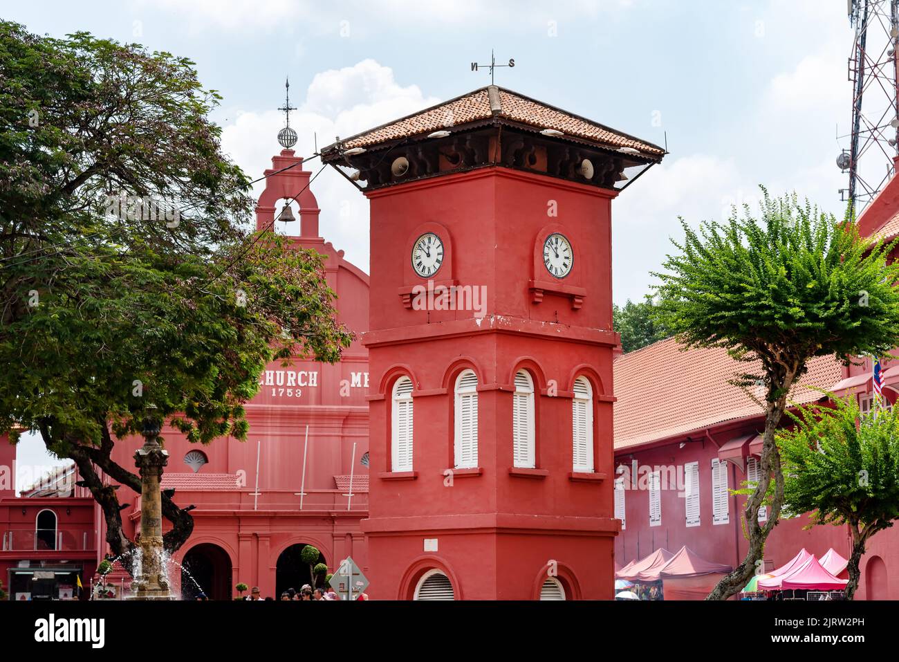 Melaka clock tower hi-res stock photography and images - Alamy