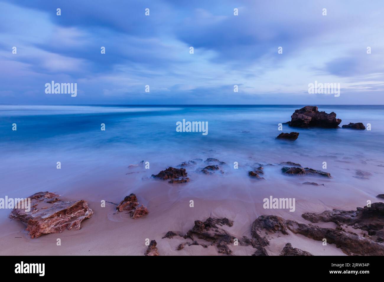 The lesser known Monforts Beach and Rabbit Rock with rockpool ...