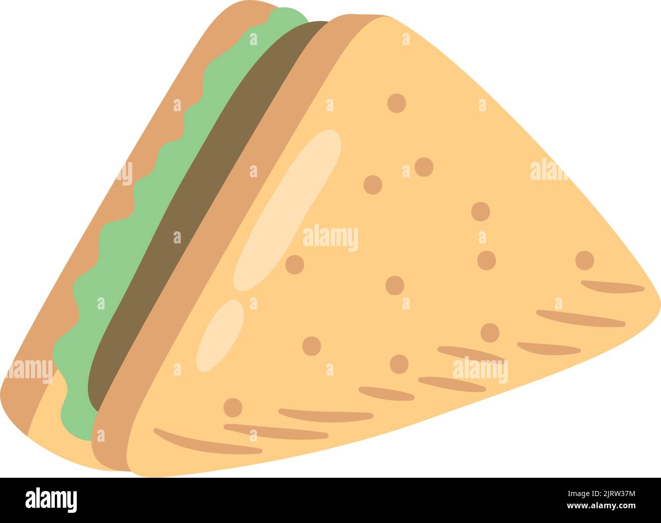 delicious triangular sandwich food icons Stock Vector Image & Art - Alamy