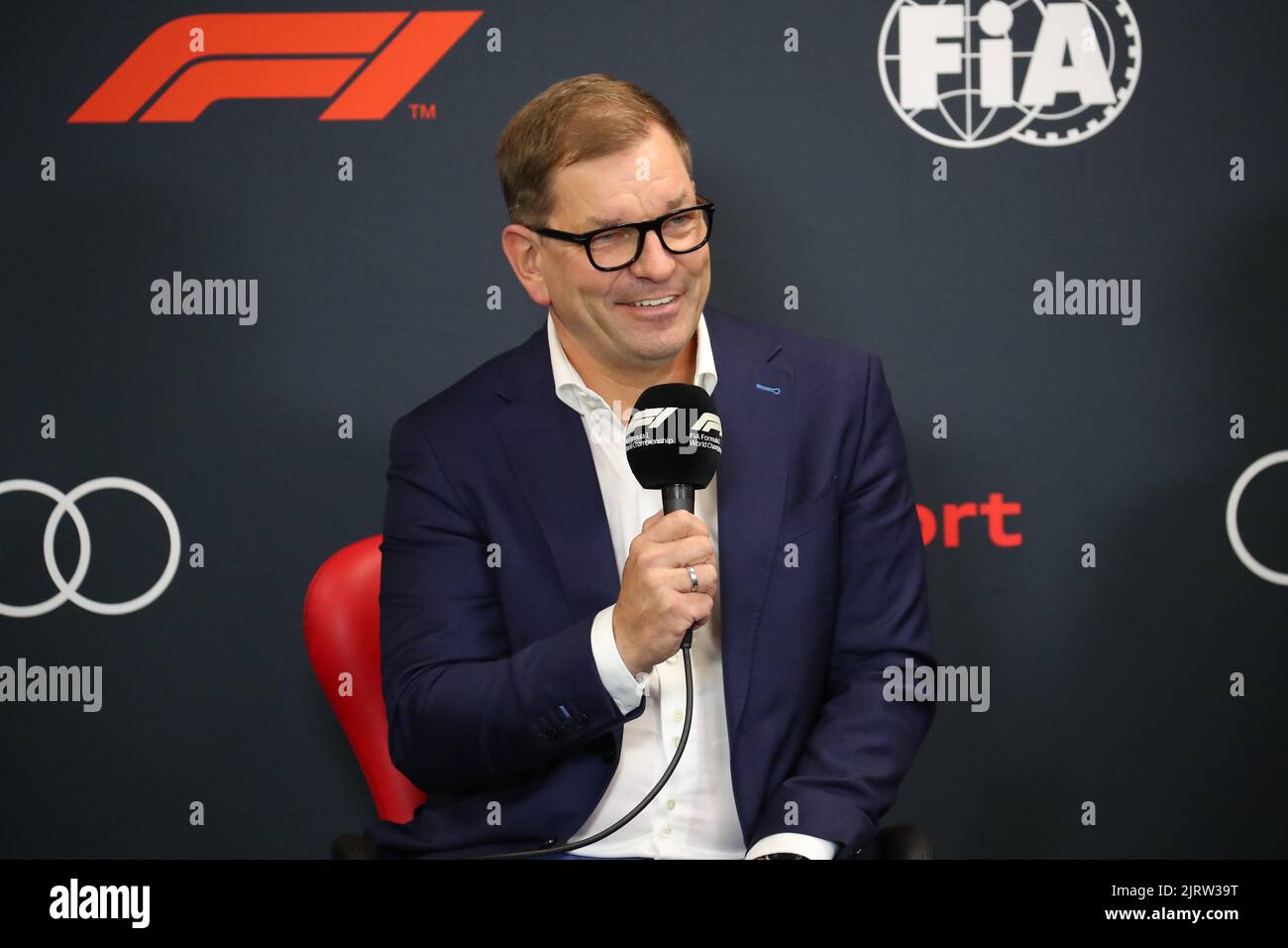 Markus Duesmann CEO at Audi during the Belgian GP, 25-28 August 2022 at ...