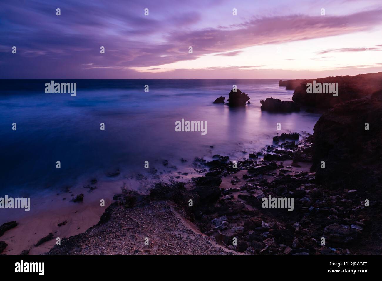 The lesser known Monforts Beach and Rabbit Rock with rockpool ...