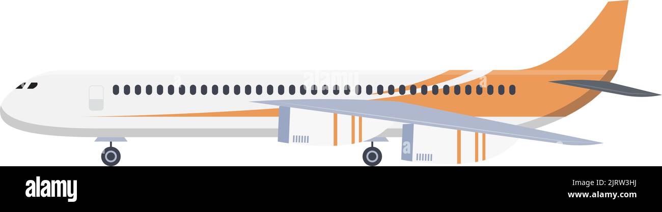 orange airplane flying vehicle icon Stock Vector Image & Art - Alamy