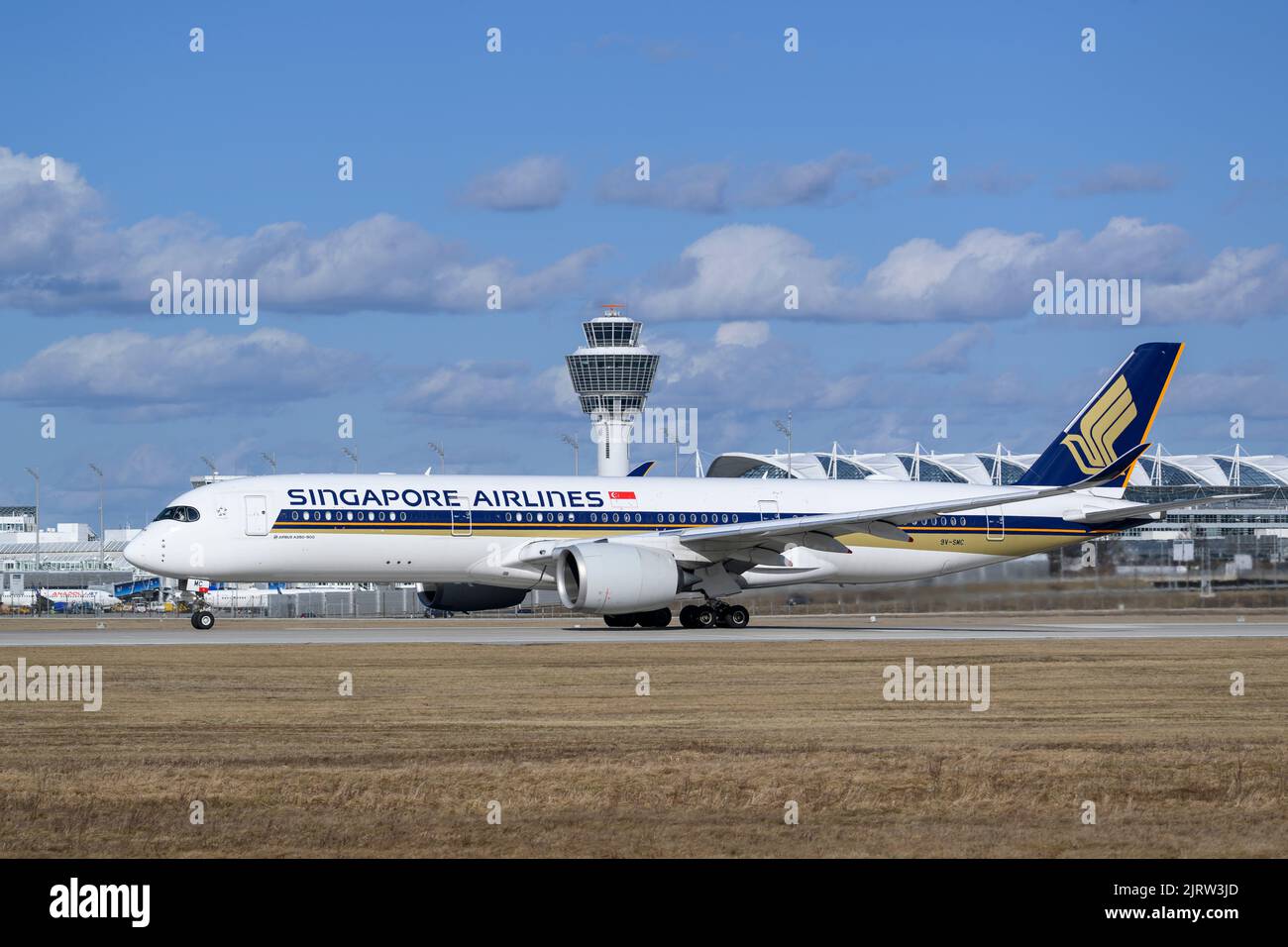Singapore Airlines Airbus A350-941 With The Aircraft Registration ...