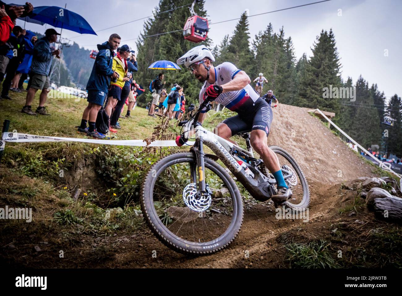 Peter Sagan of Slovakia in action during the race the electric mountain ...