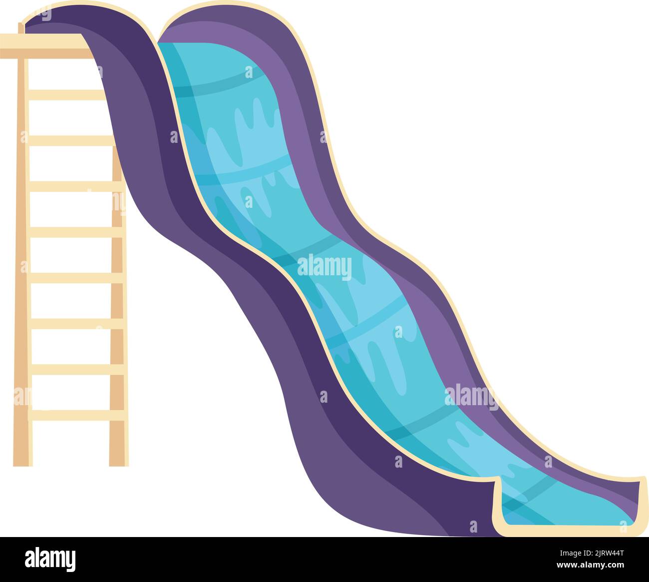 Waterslide Stock Vector Images - Alamy