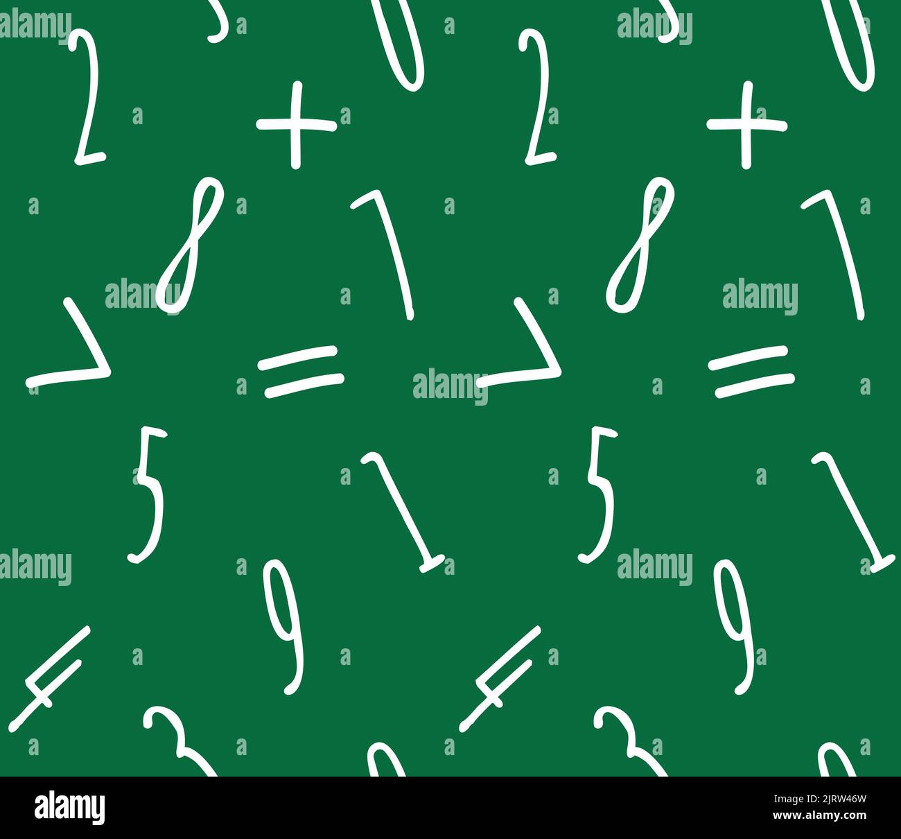 Vector seamless pattern of hand drawn sketch doodle math symbols and ...
