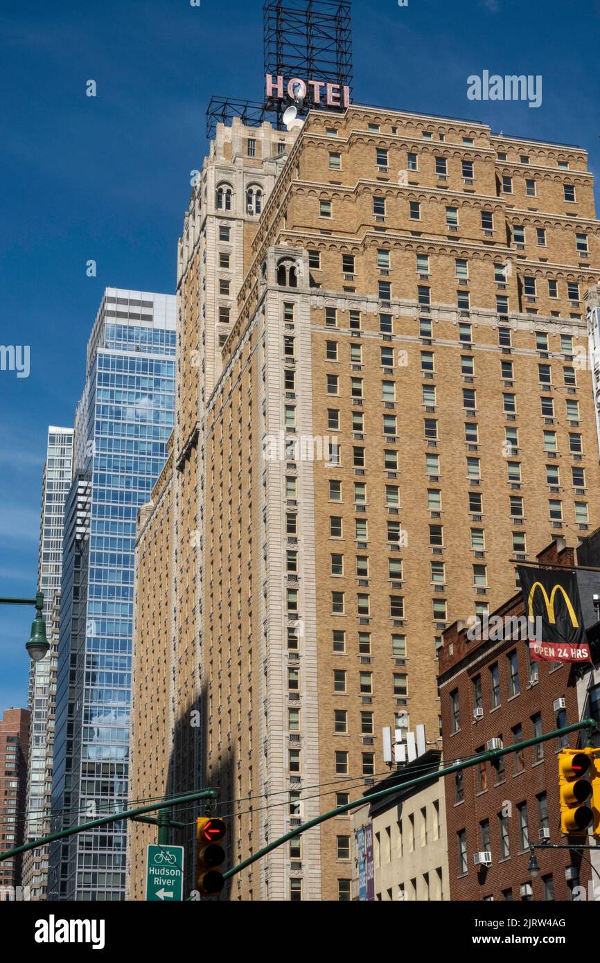 The landmark Row Hotel was formerly The Milford Plaza, New York City ...