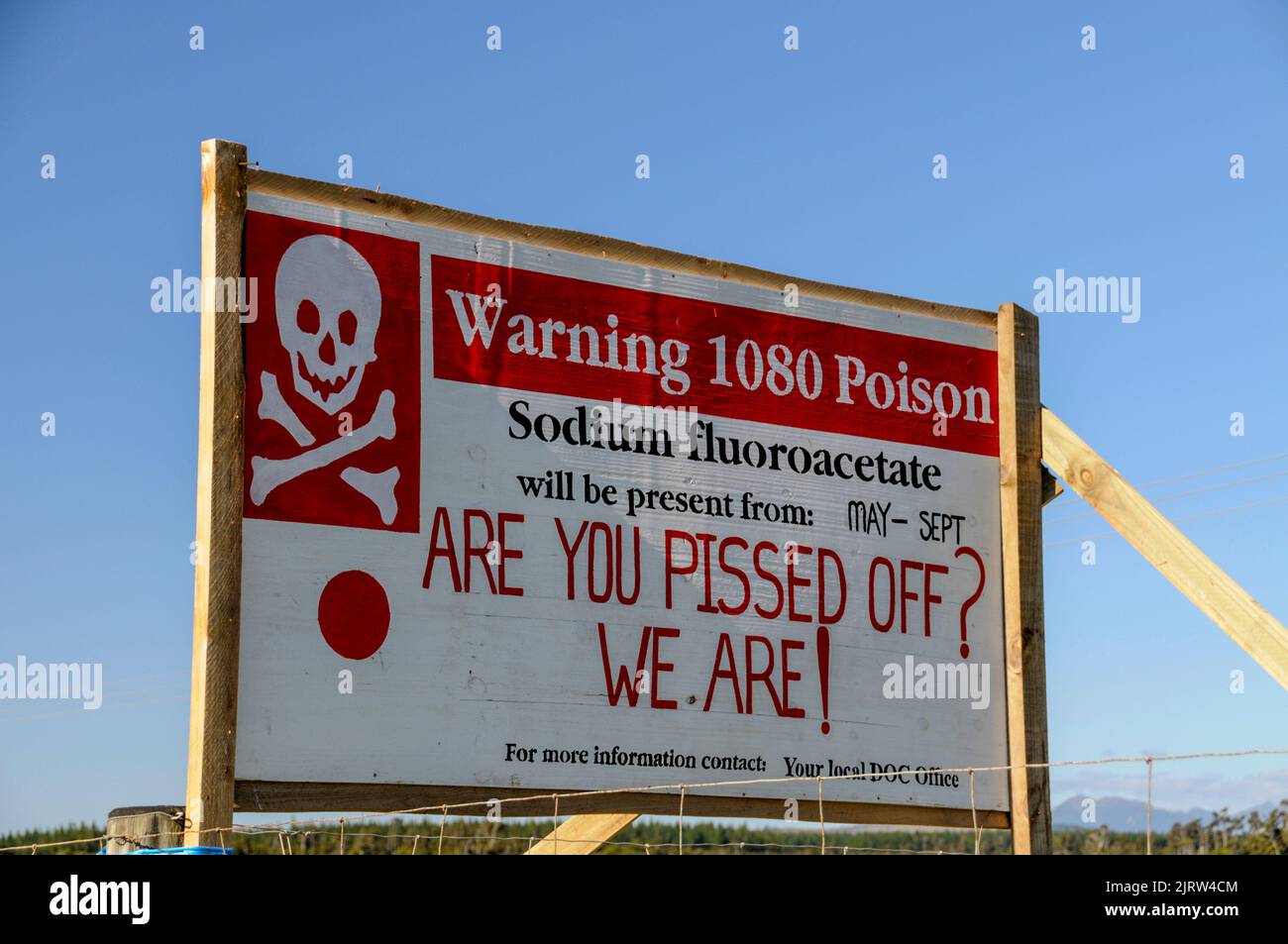 1080 protest zealand hi-res stock photography and images - Alamy