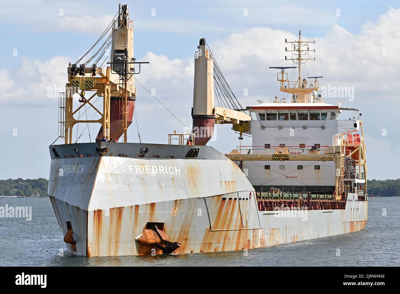 General cargo Vessel FRIEDRICH Stock Photo - Alamy
