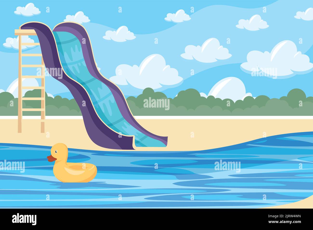 Duck slide Stock Vector Images - Alamy