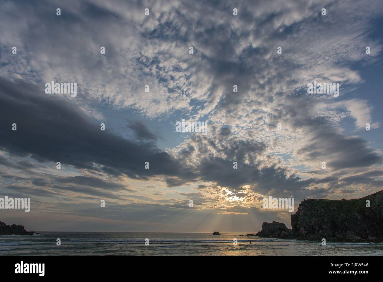 Evening Sky at Mangersta Beach, Uig, Lewis, Isle of Lewis, Hebrides ...