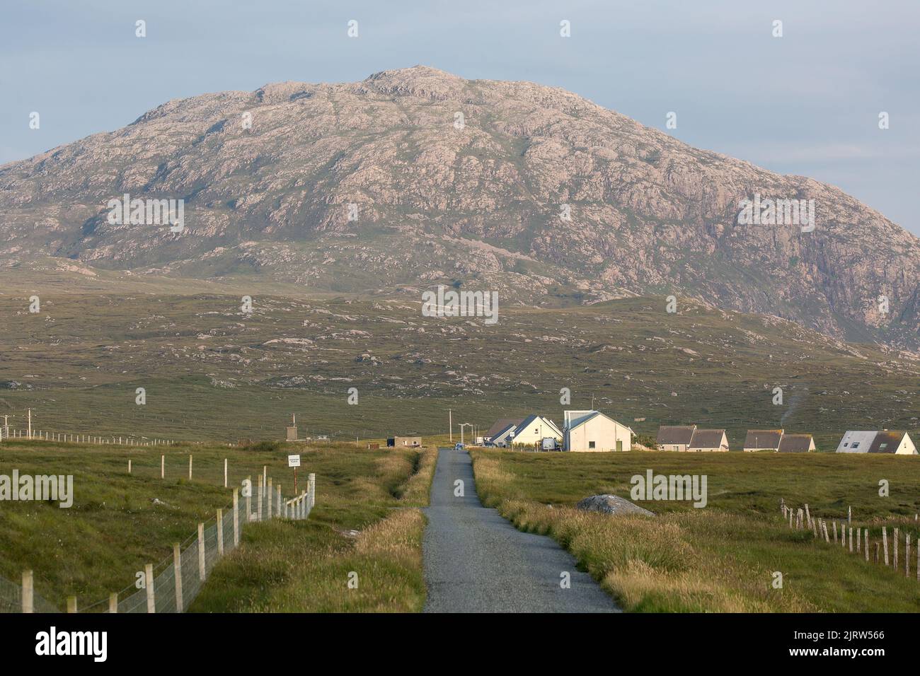 Mountain Single Track Road between Aird Uig and Timsgarry, Lewis, Isle ...
