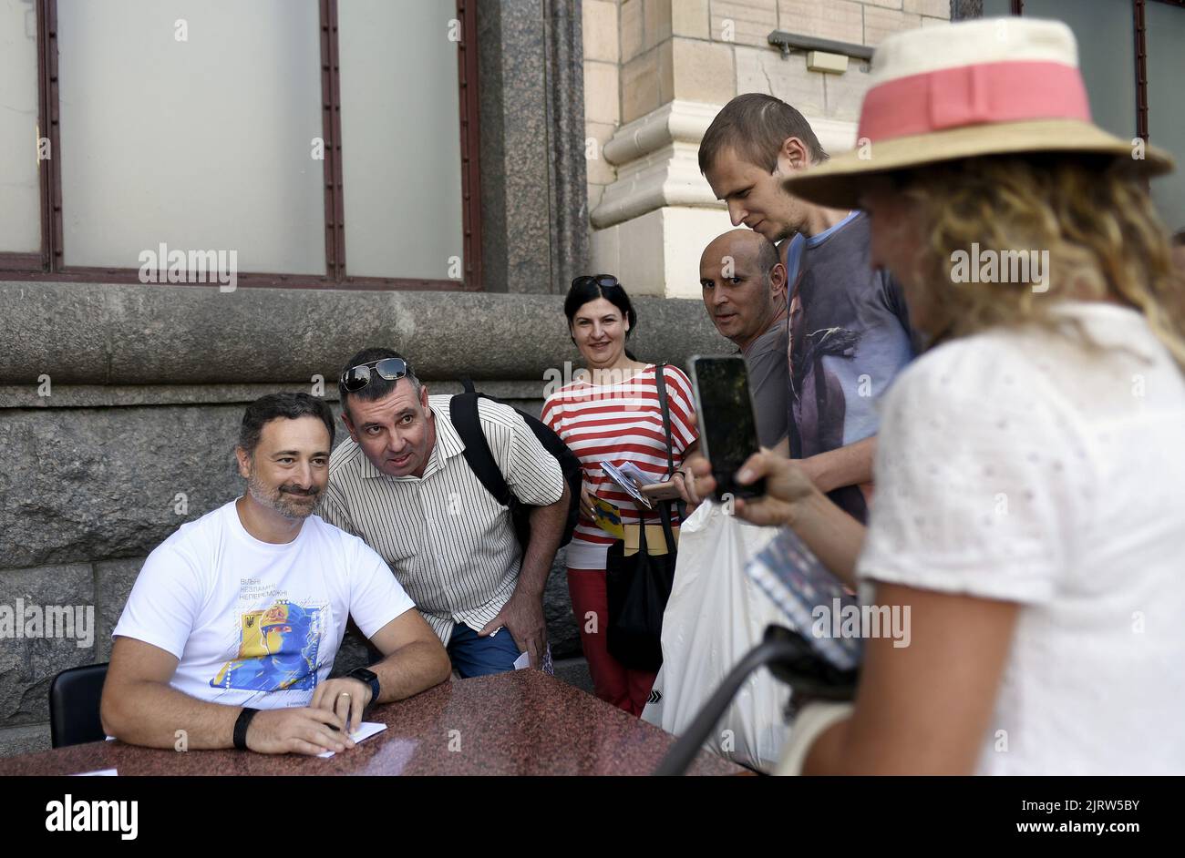 KYIV, UKRAINE - AUGUST 26, 2022 - Ukrposhta JSC CEO Ihor Smilianskyi ...