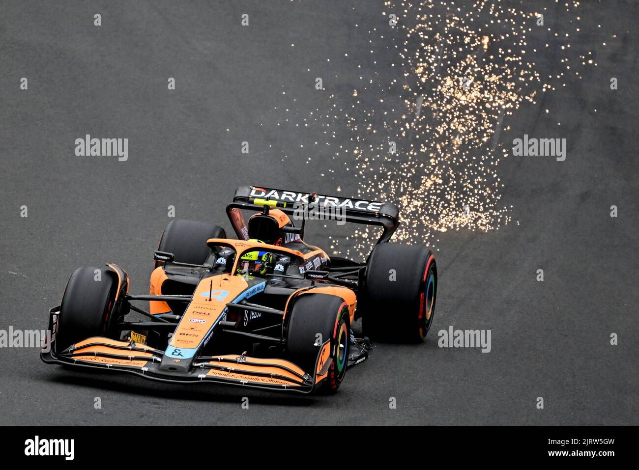 McLaren UK rider Lando Norris pictured during a practice session at the ...