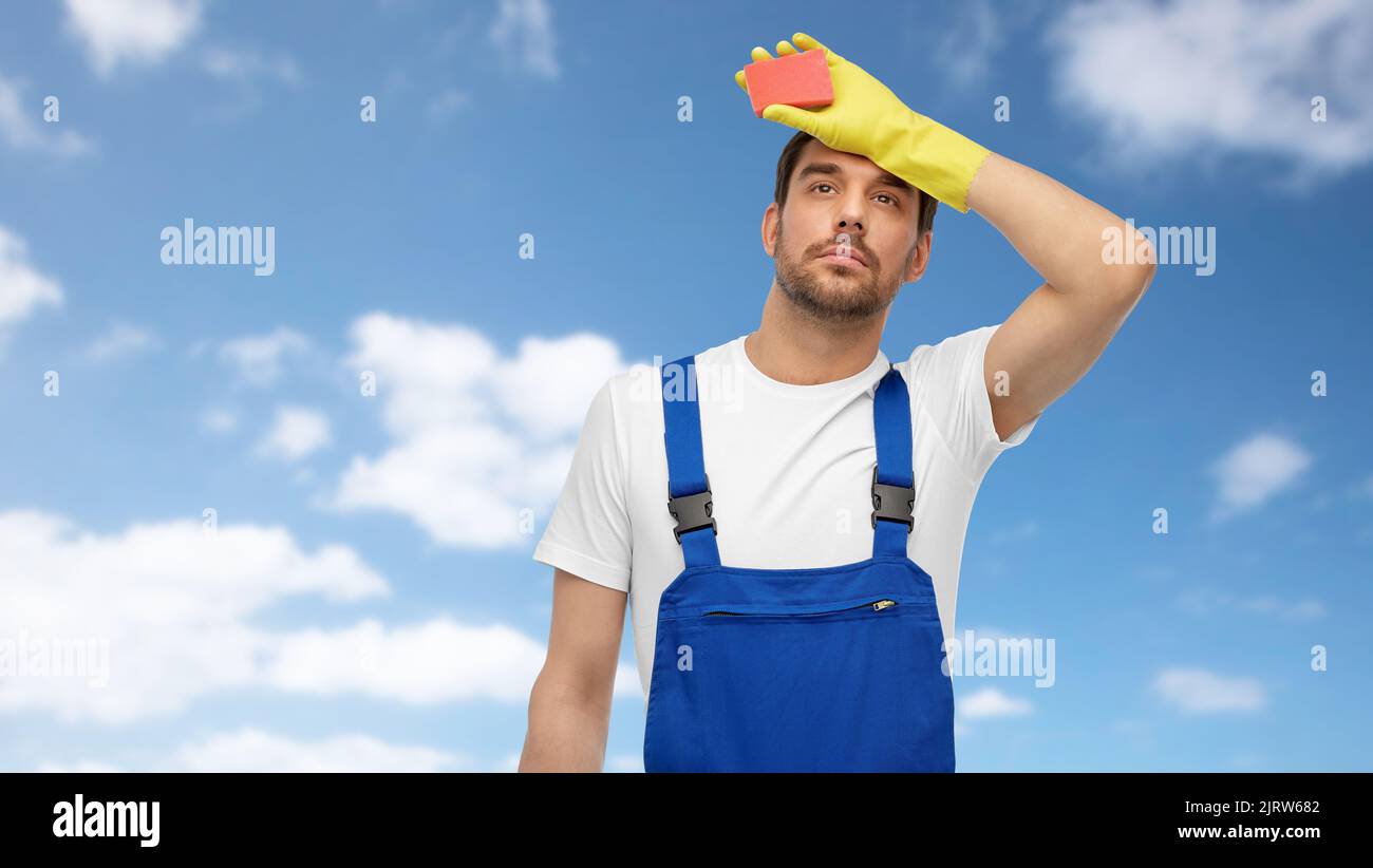 Male cleaner uniform hi-res stock photography and images - Alamy