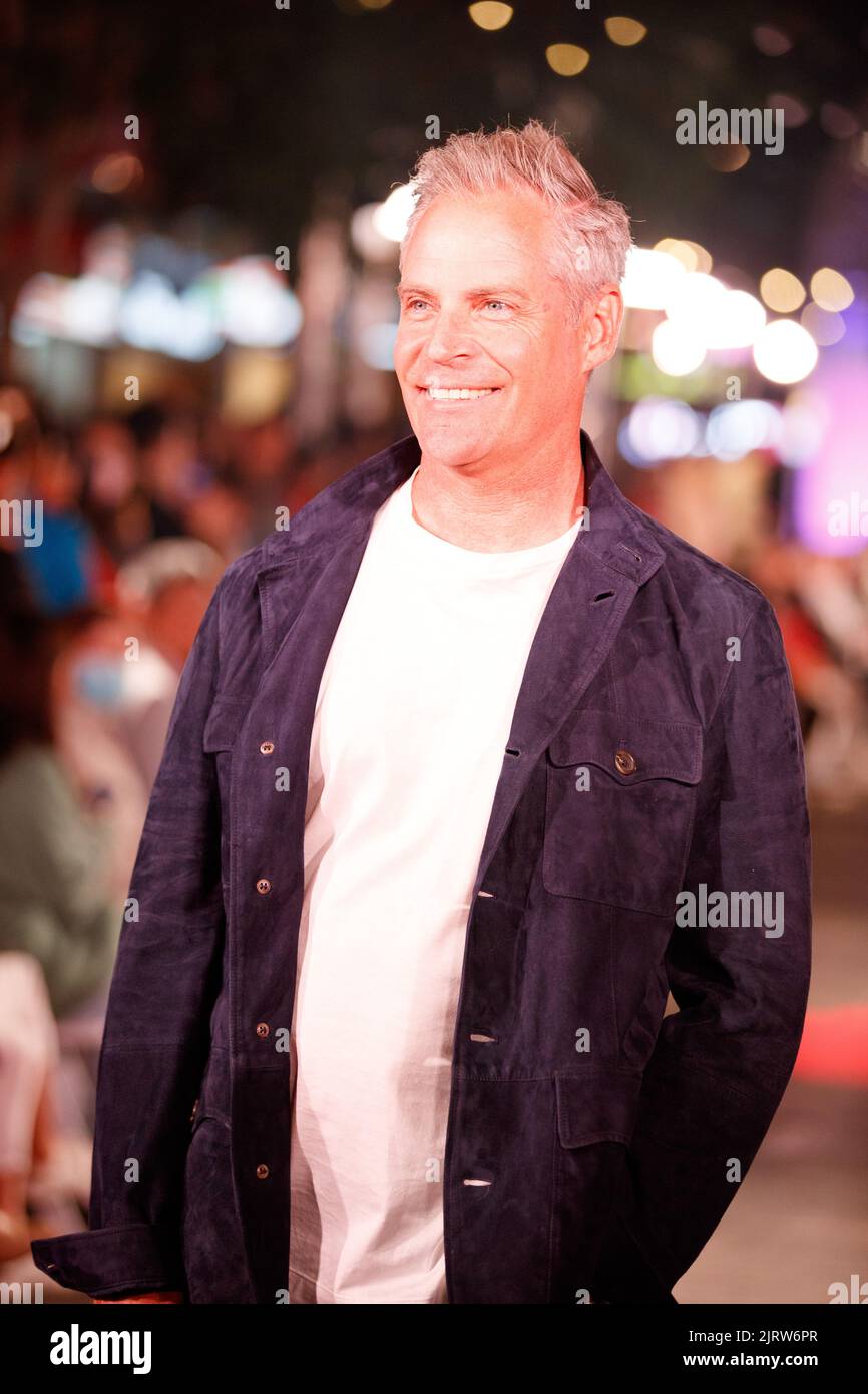 Brisbane, Australia. 26th Aug, 2022. Models walk a fashion runway ...