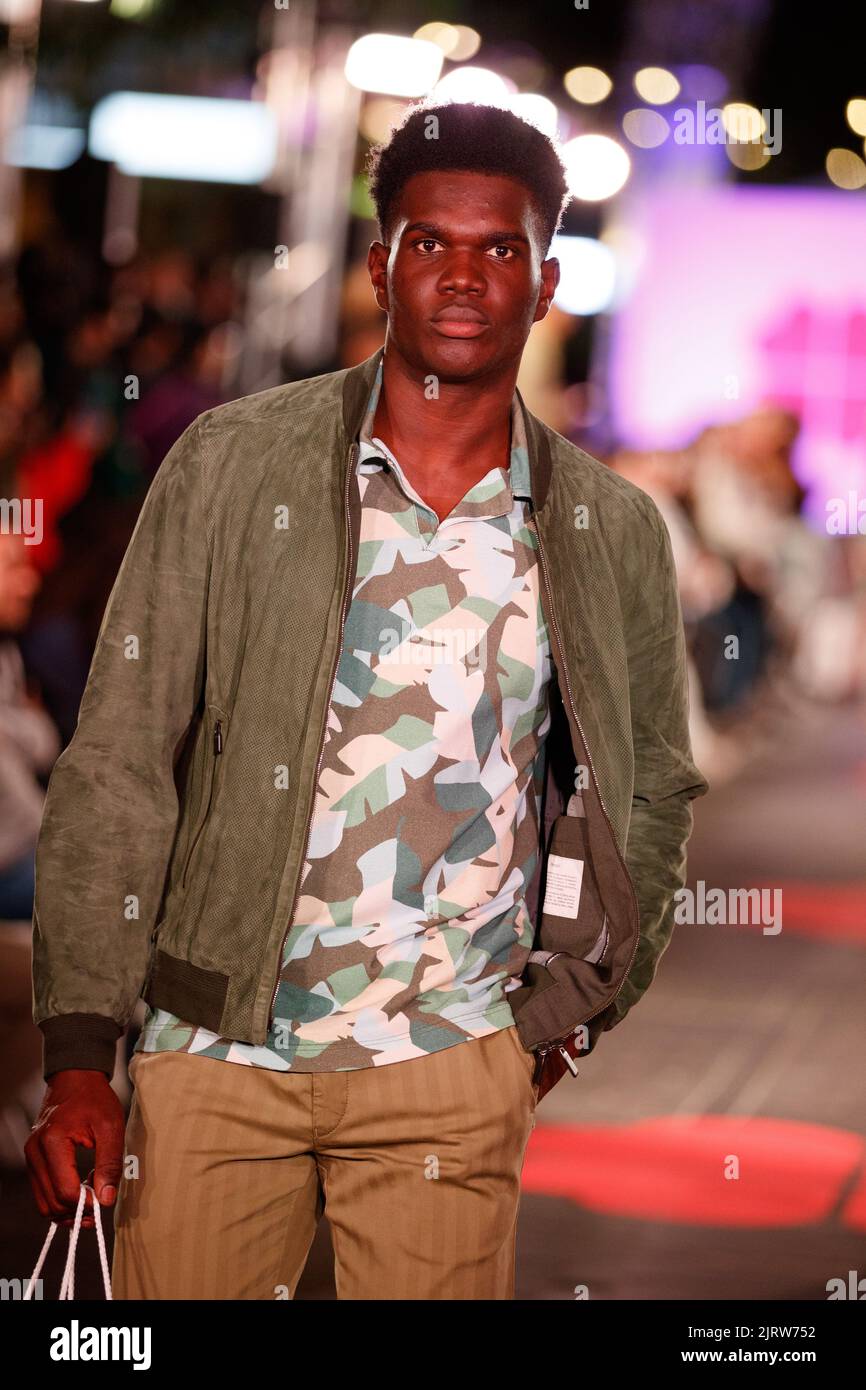 Brisbane, Australia. 26th Aug, 2022. Models walk a fashion runway ...