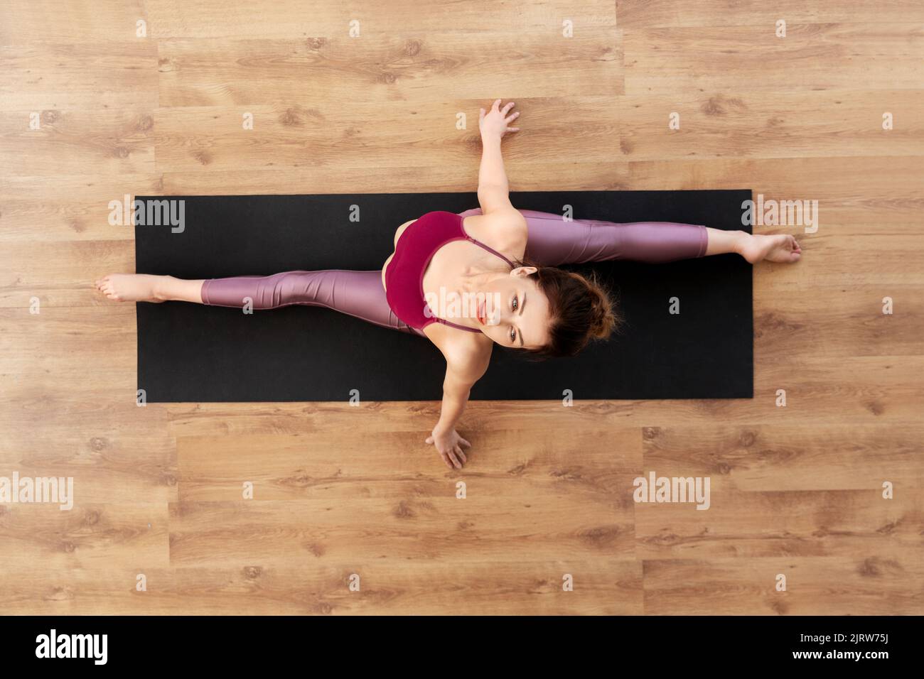 Yoga studio concept top view hi-res stock photography and images - Alamy