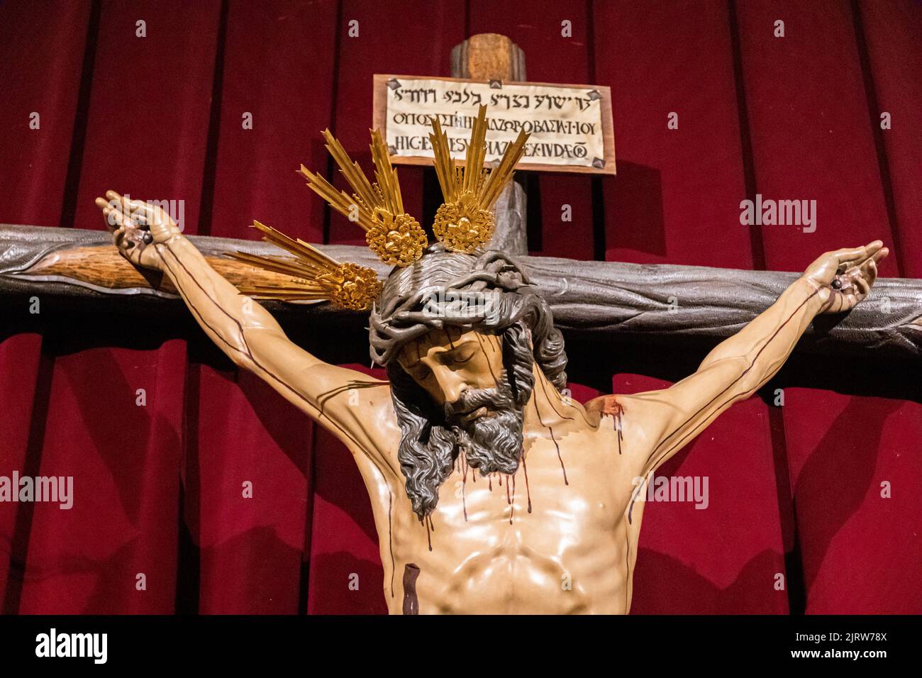 Ciudad Real, Spain. The Cristo de la Piedad (Christ of Pity), by ...
