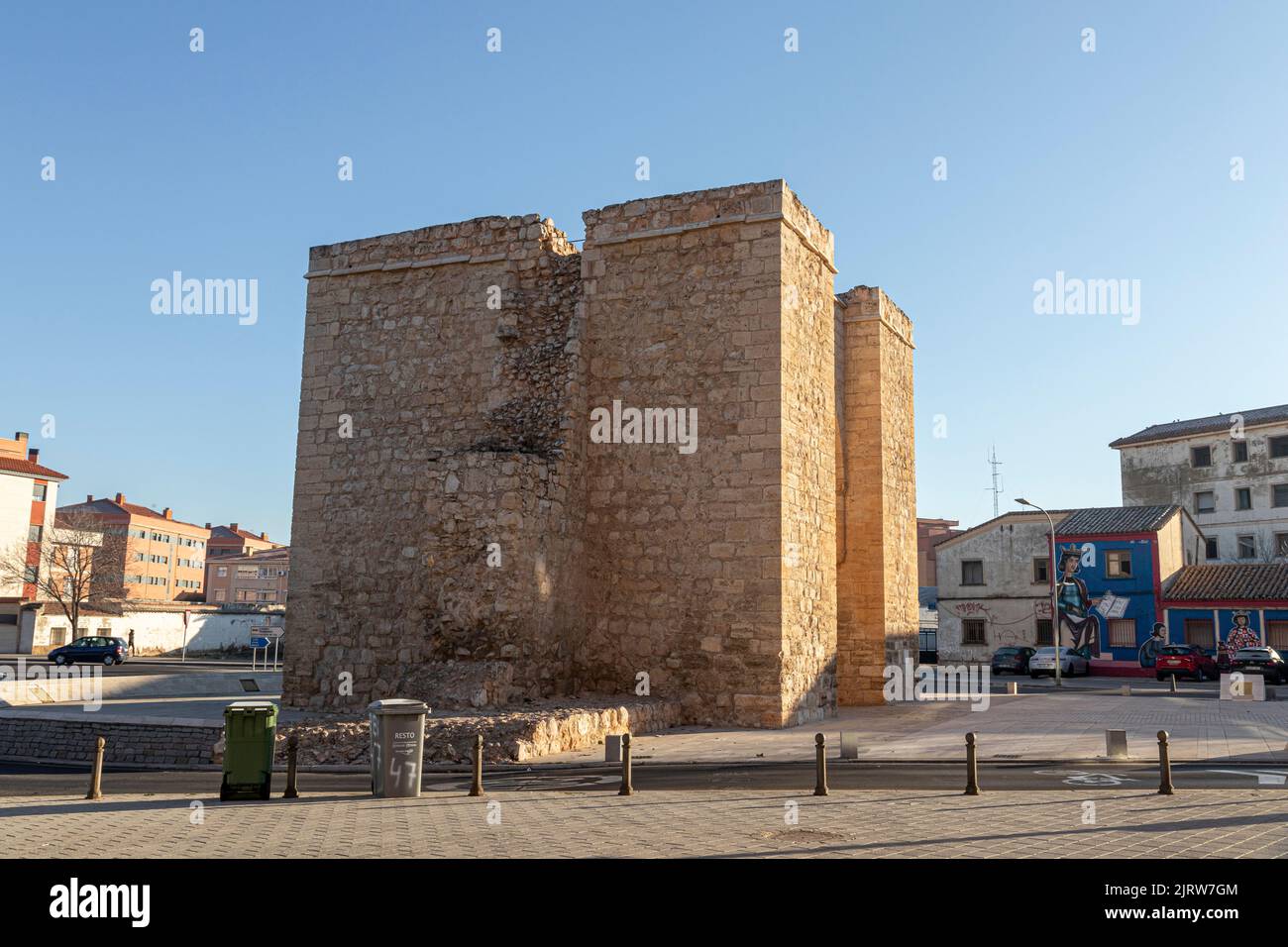 Ciudad Real, Spain. The Puerta de Toledo (Toledo Gate), a Gothic ...